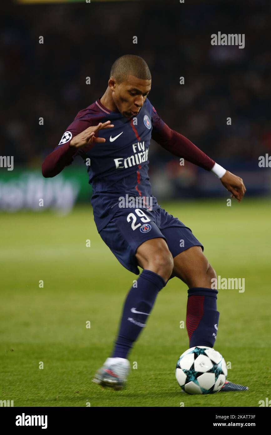 Kylian Mbappe during the UEFA Champions League Group B football match ...