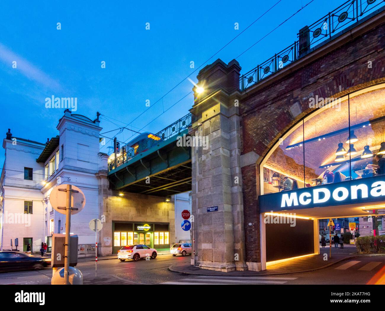 Subway u6 station alser strasse hi-res stock photography and images - Alamy