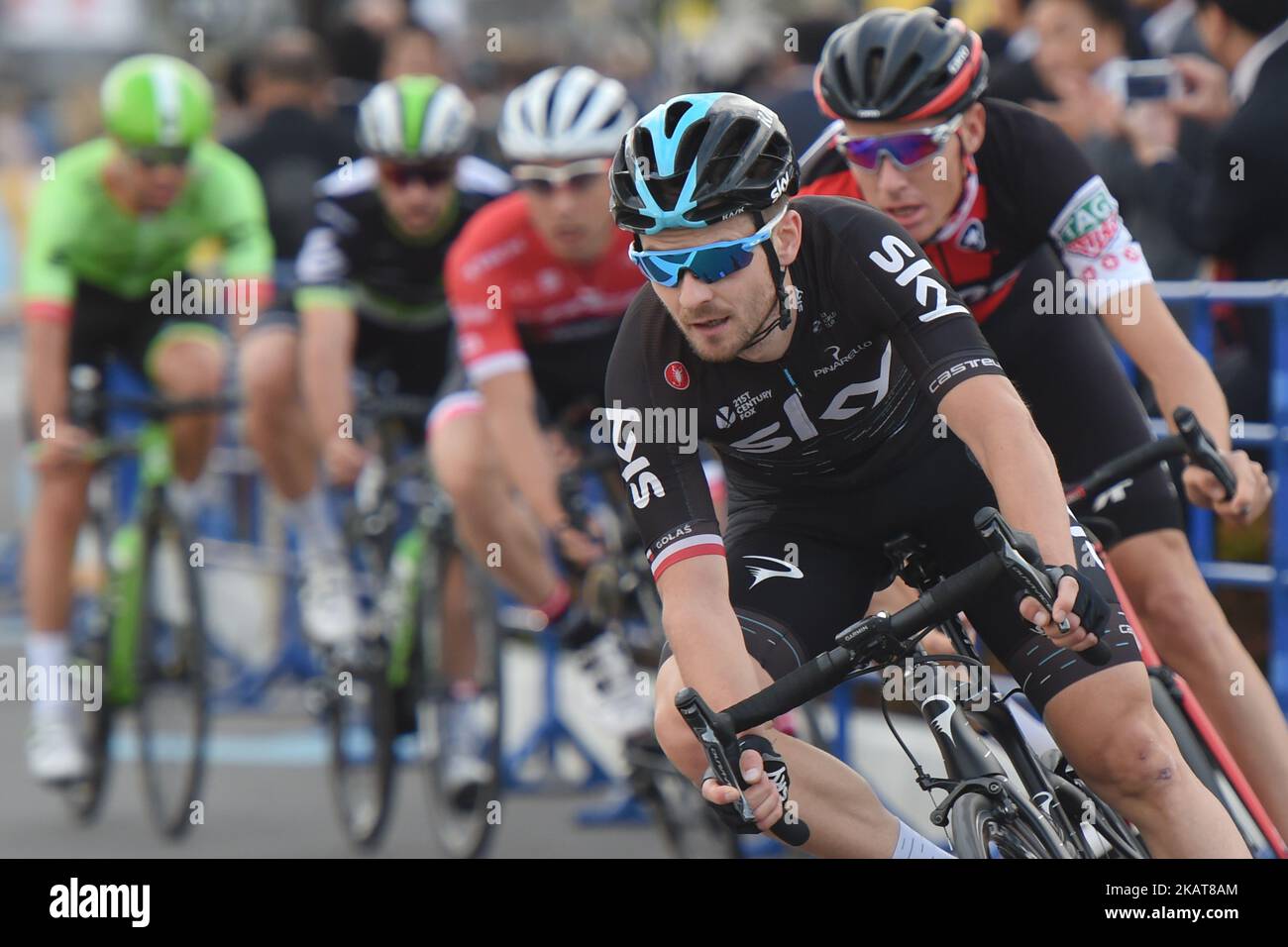 Michal GOLAS (Team SKY) leads during 58.9km Main Race of the 5th ...