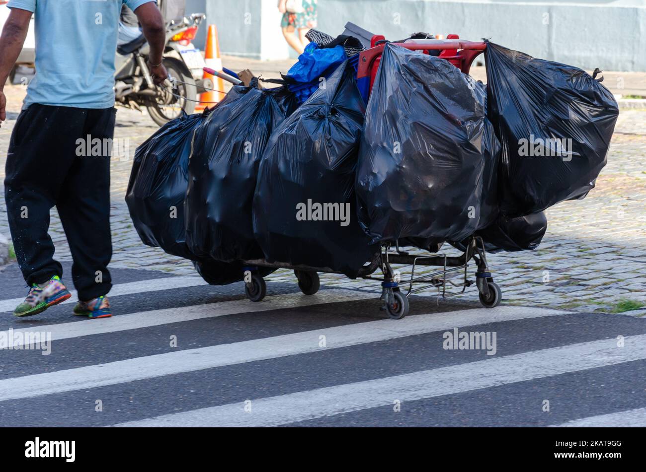 Man dragging bag hi-res stock photography and images - Alamy