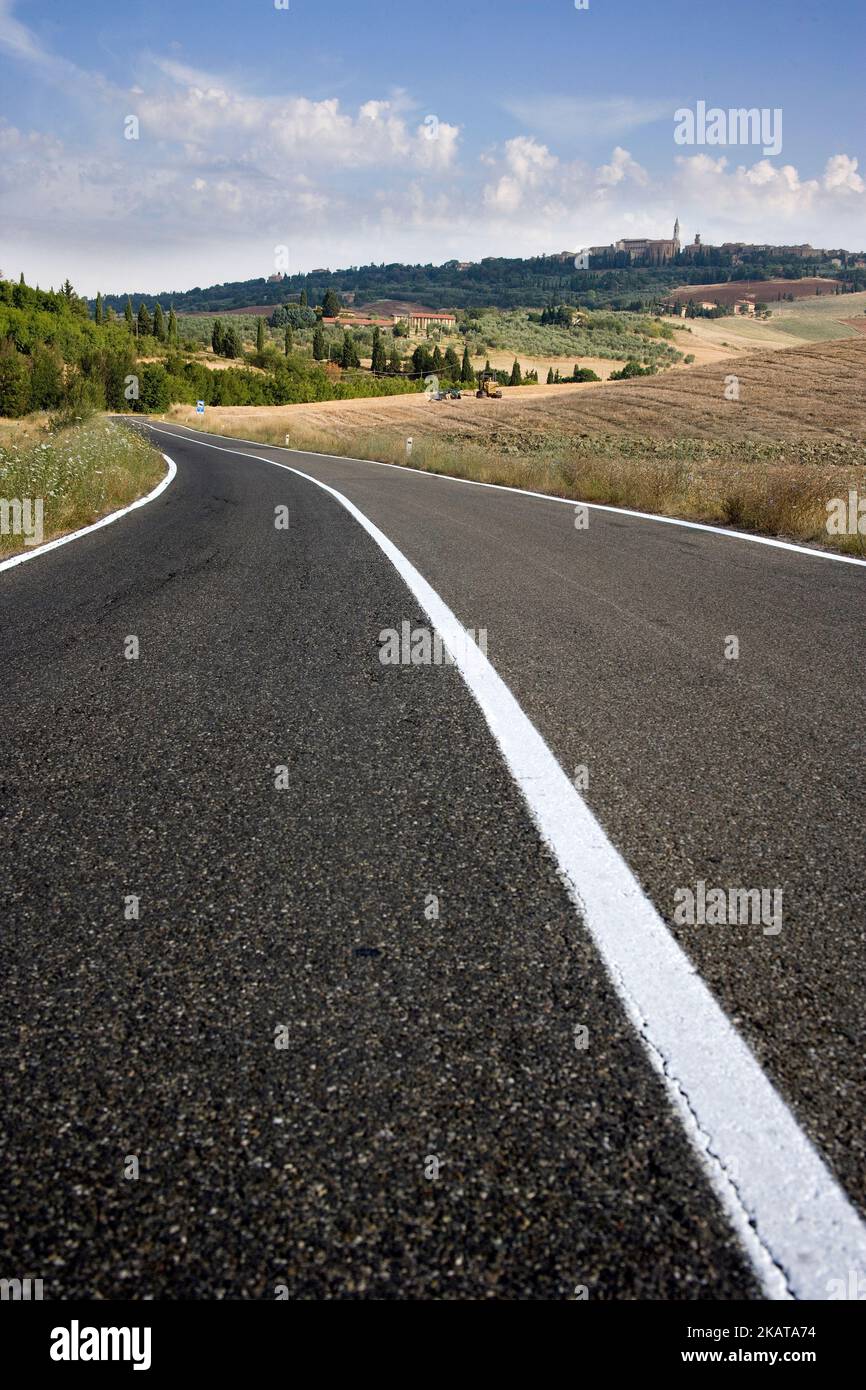 road in rural landscape Stock Photo - Alamy