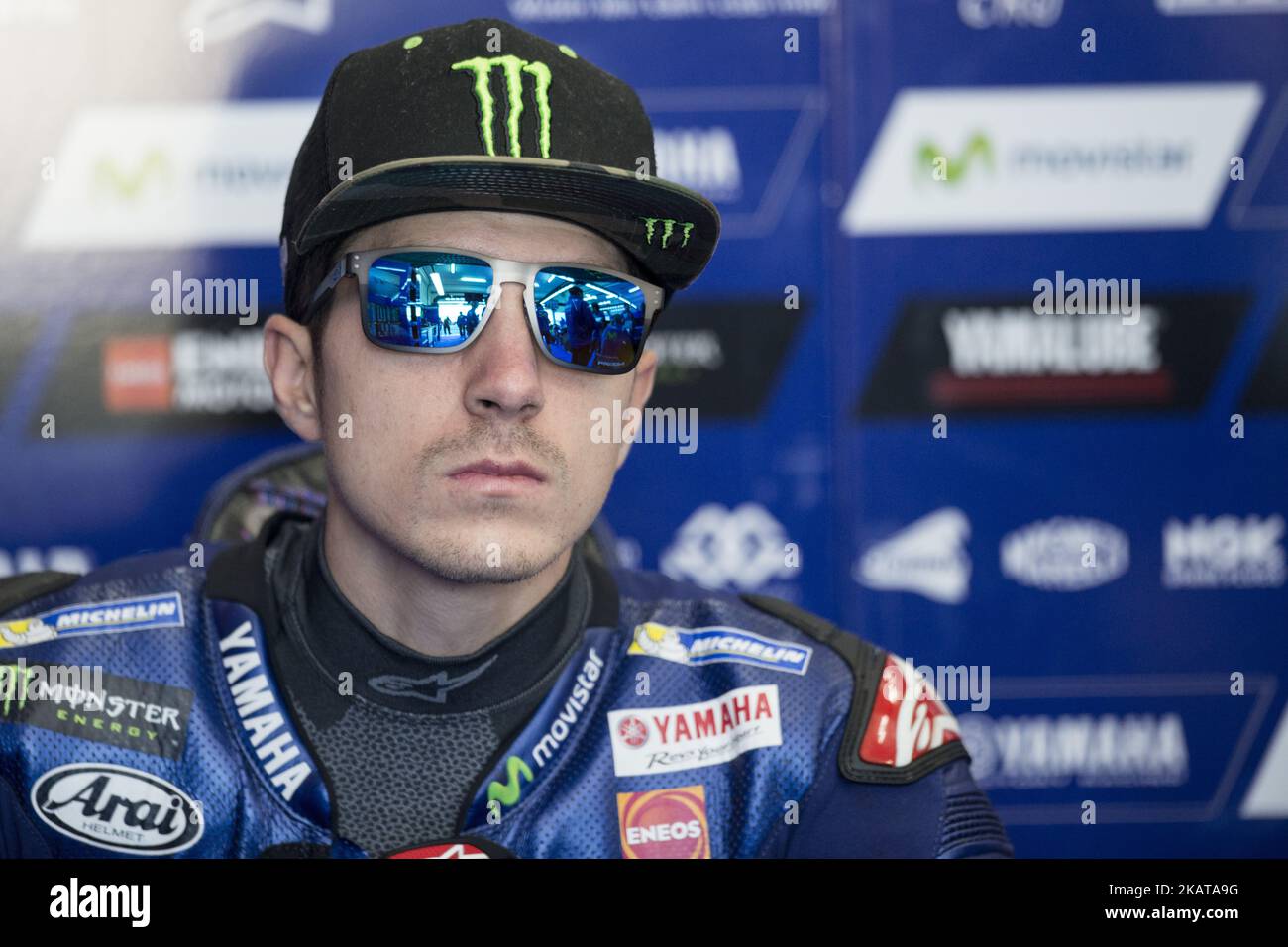 #25 Maverick Viñales (Spanish) Movistar Yamaha Motogp Yamaha during ...