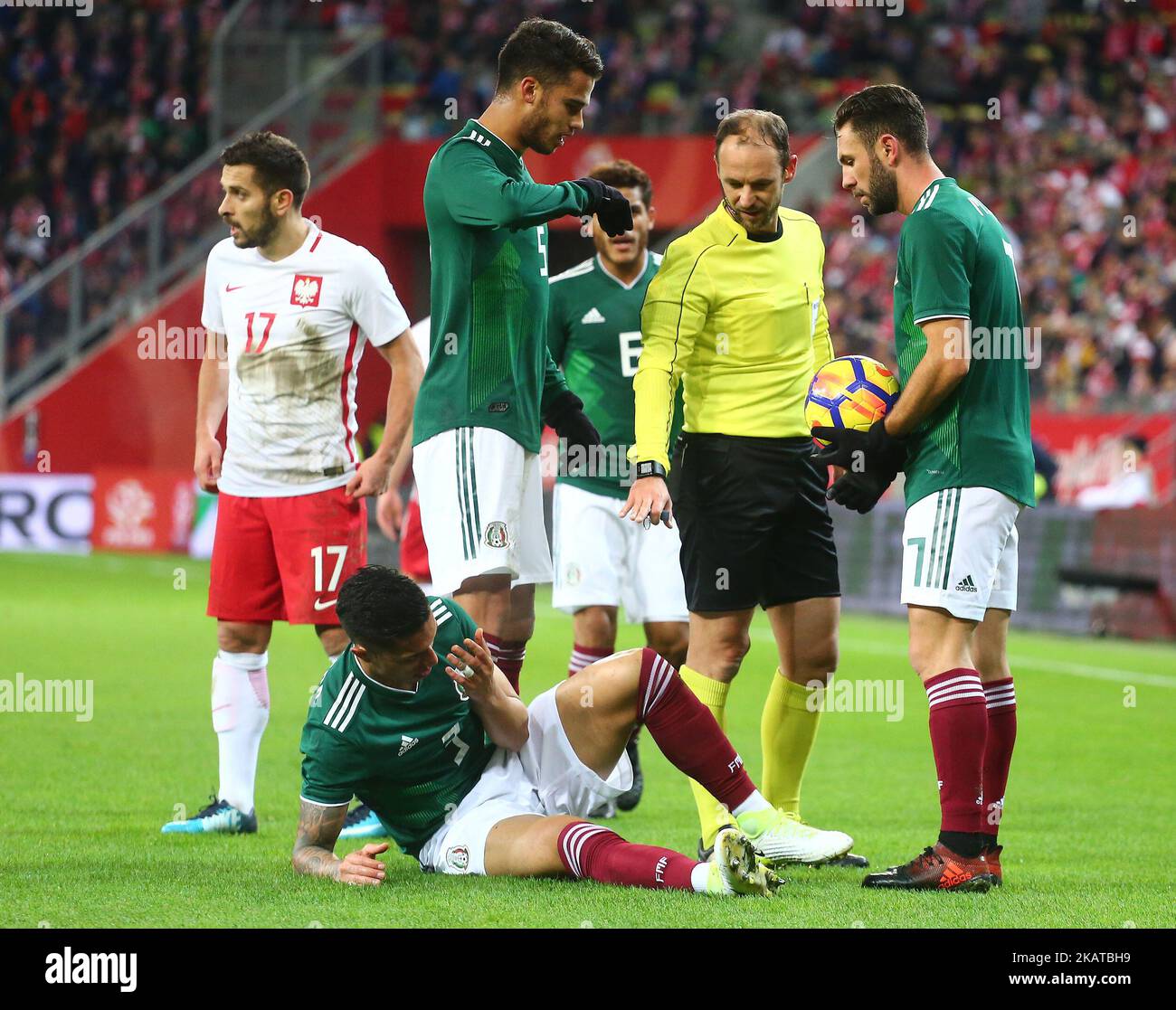International friendly soccer match between Poland and Mexico at the ...