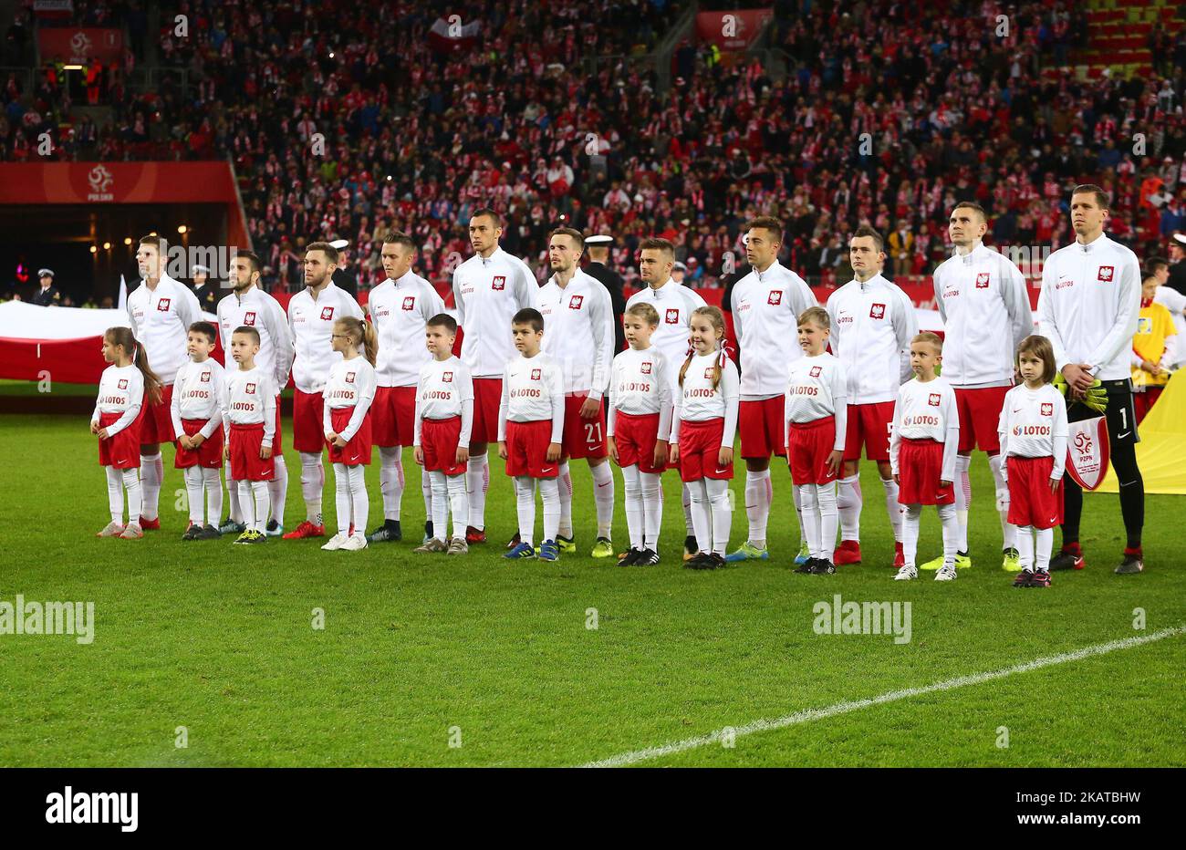 Poland national football team during the international friendly soccer ...