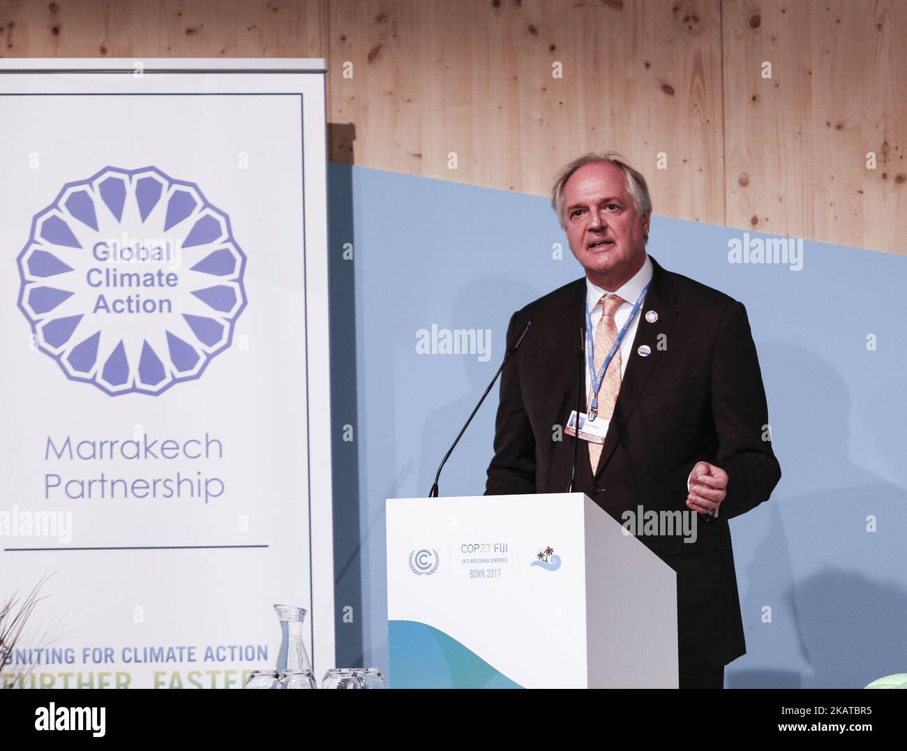 Paul Polman, CEO of Unilever at the closing panel of Global Climate ...