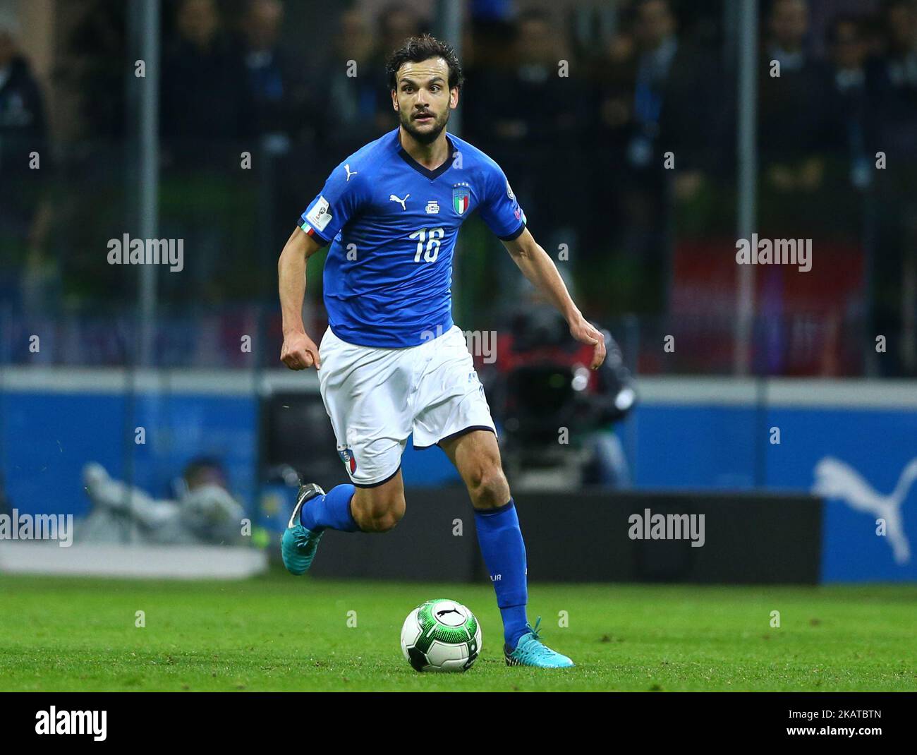 Marco Parolo of Italy at San Siro Stadium in Milan, Italy on November ...