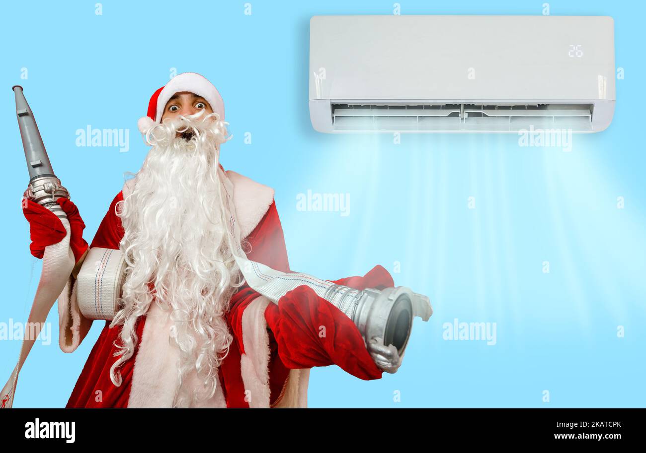Air conditioner blowing cold air Stock Photo - Alamy