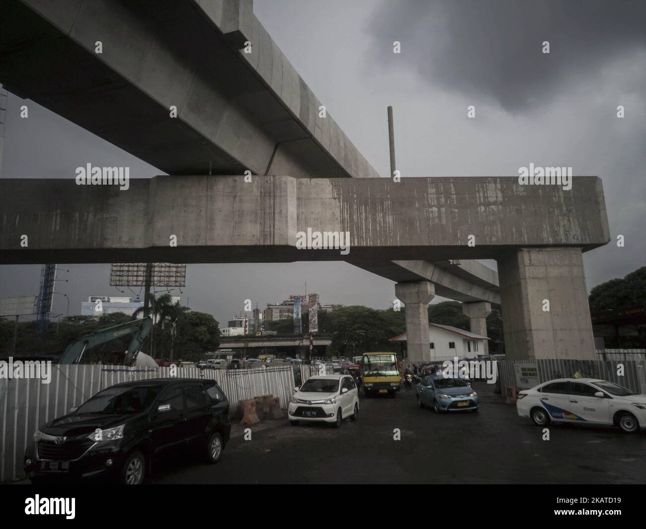 Jakarta, Indonesia, 17 November 2017 : Update development of MRT at ...