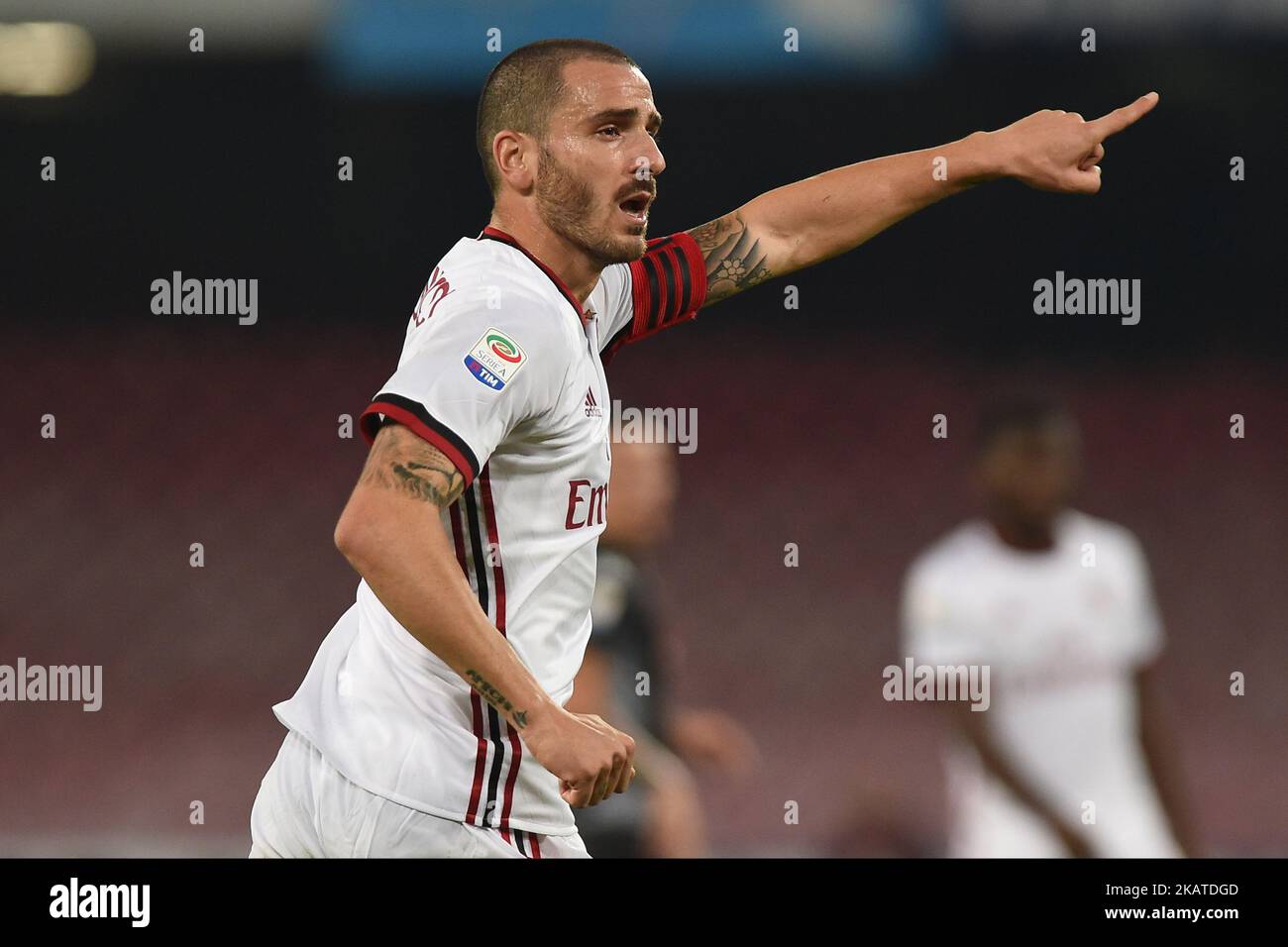 Leonardo Bonucci AC Milan during the Serie A TIM match between SSC Napoli and AC Milan at Stadio ...