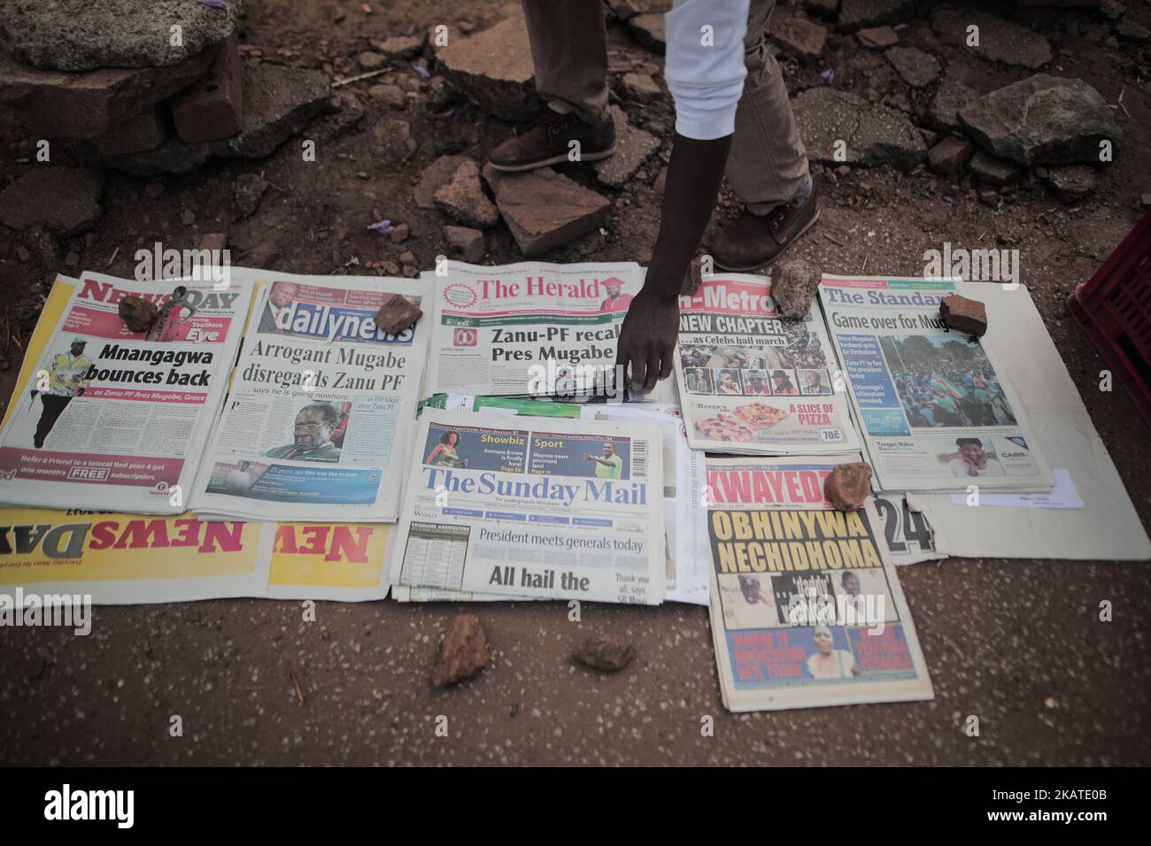 Zimbabwe breaking news hi-res stock photography and images - Alamy