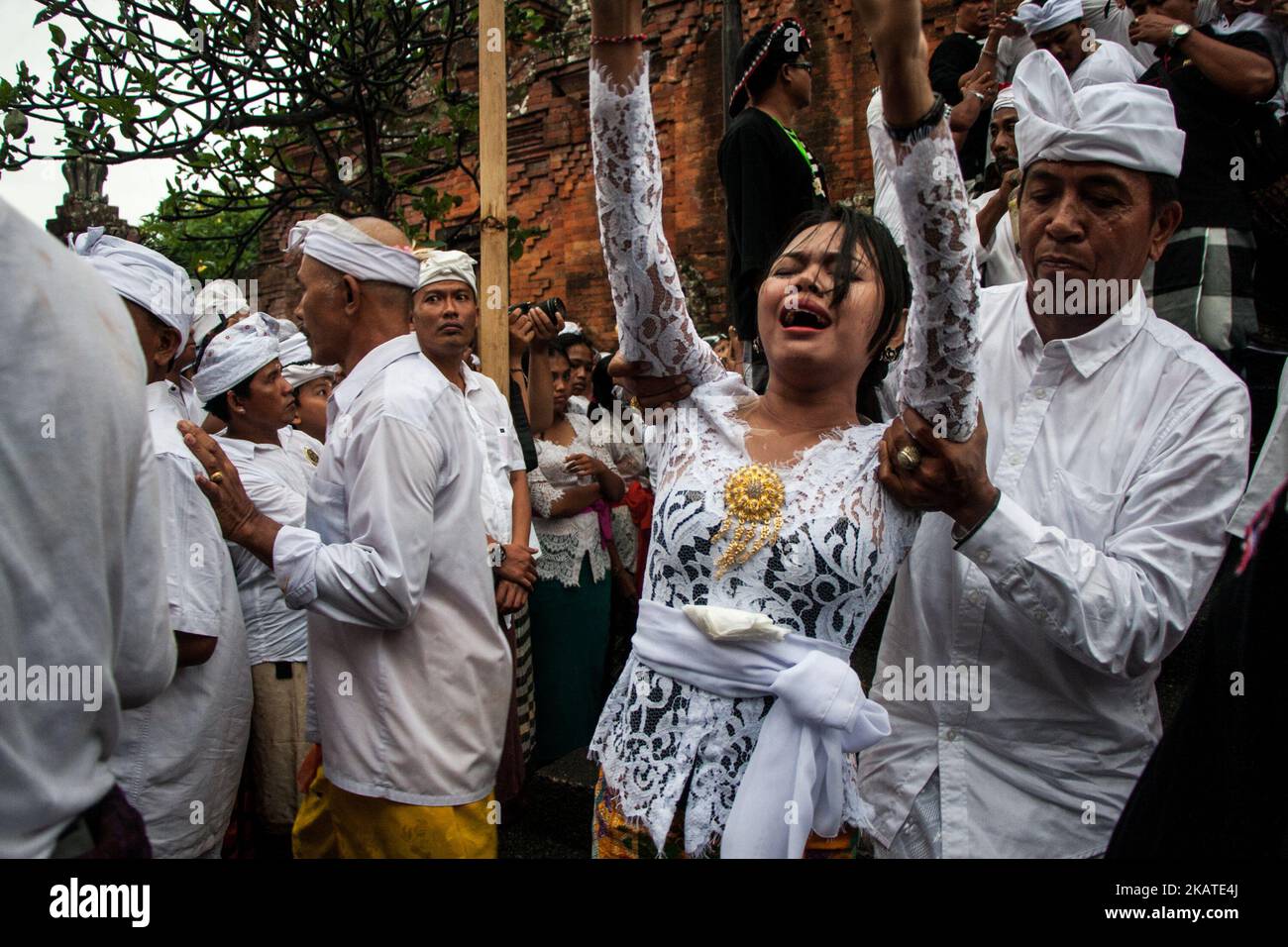 A trance ritual ceremonies at the village Pakraman Pengerebongan ...