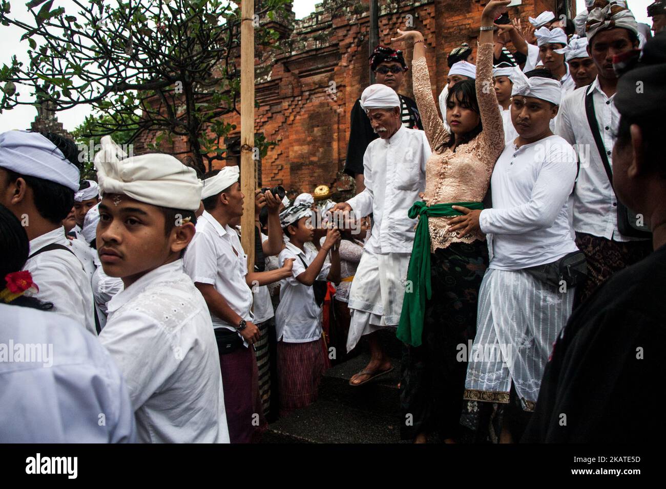 A trance ritual ceremonies at the village Pakraman Pengerebongan ...