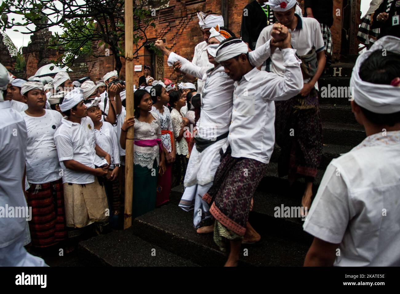 A trance ritual ceremonies at the village Pakraman Pengerebongan ...