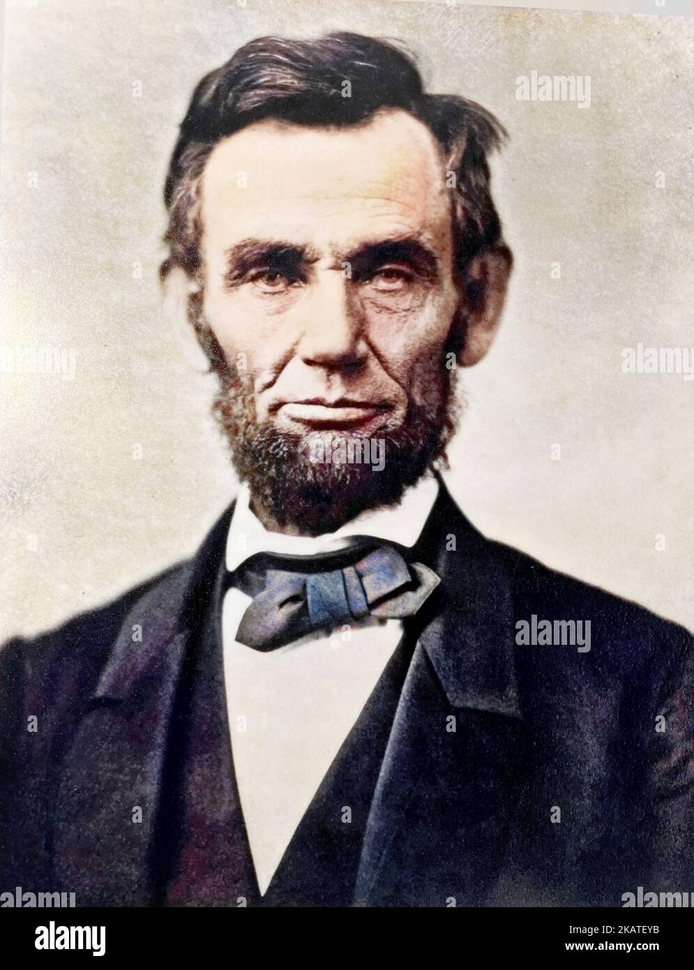 ABRAHAM LINCOLN (1809-1865) as 16th President of the United States in ...