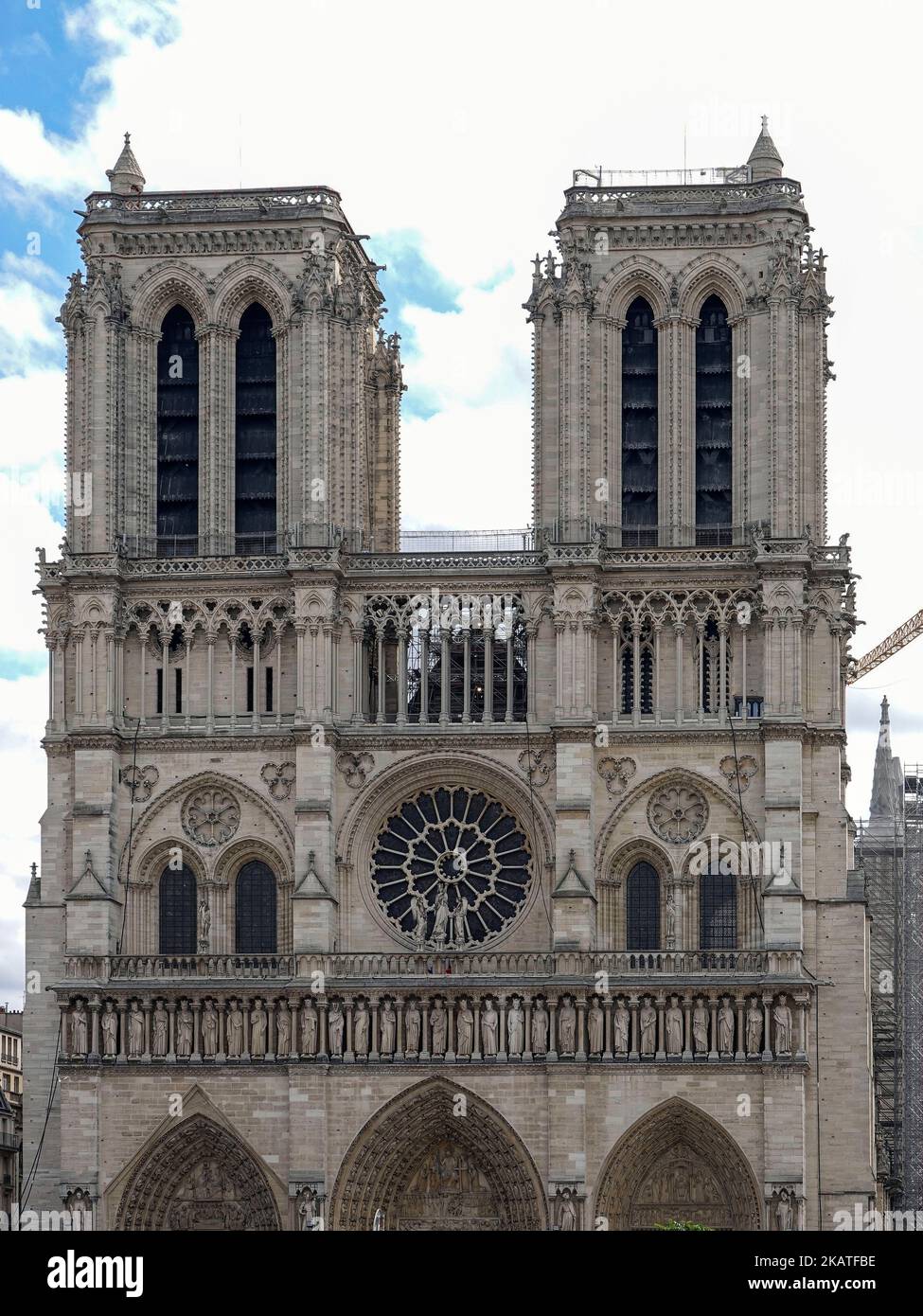 France Paris, Notre Dame de Paris Cathedral - The cathedral was ...