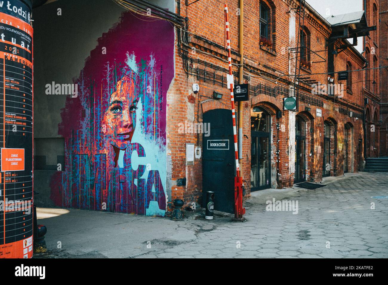 A street Art in Lodz, Poland Stock Photo - Alamy