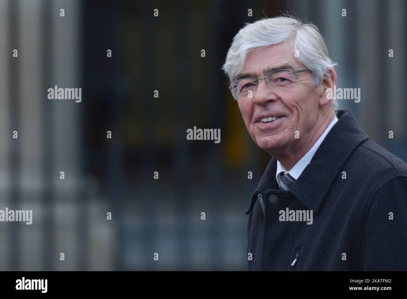 Alan Dukes, an Irish former Fine Gael politician seen outside Leinster ...