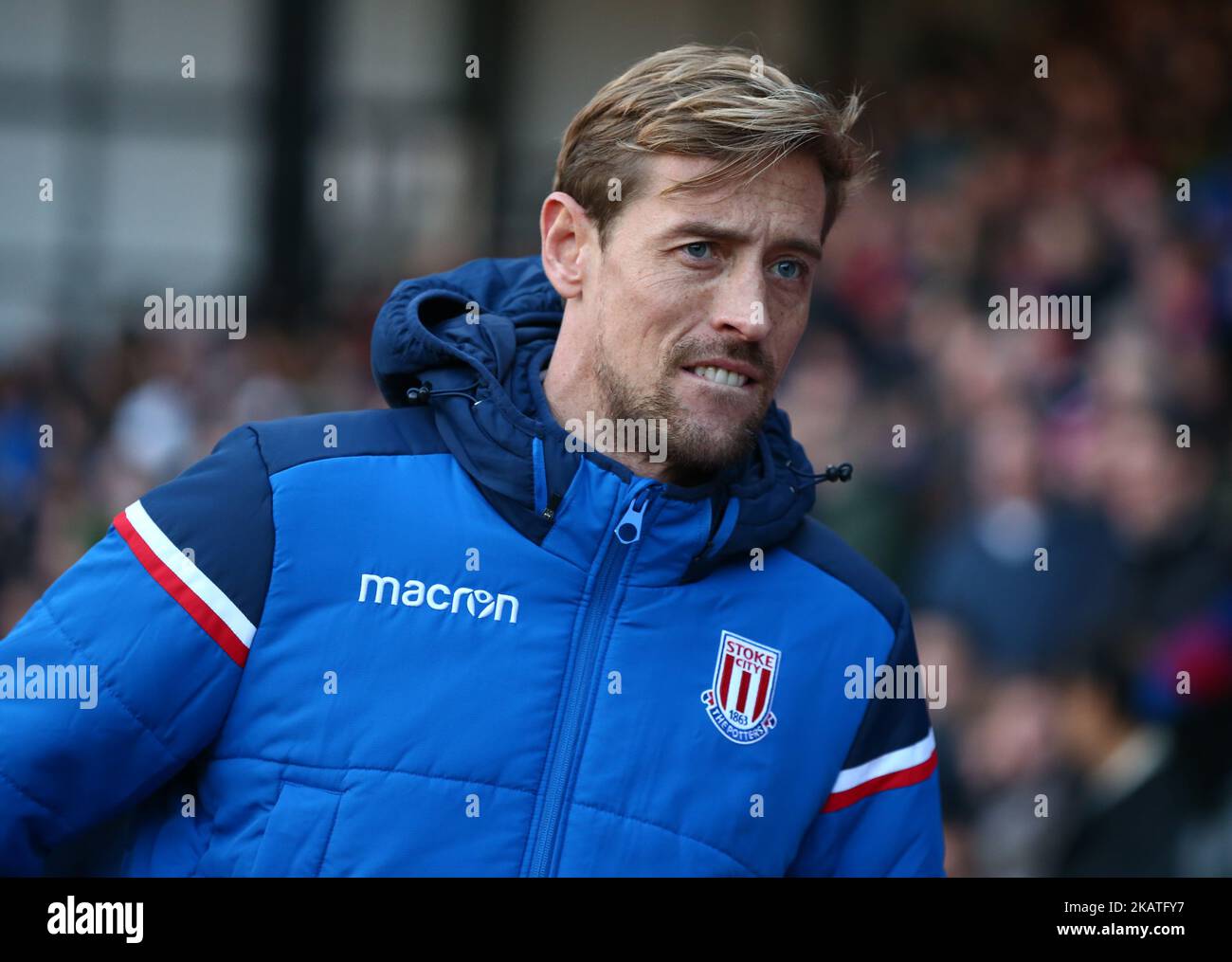 Stoke City's Peter Crouch during Premier League match between Crystal ...