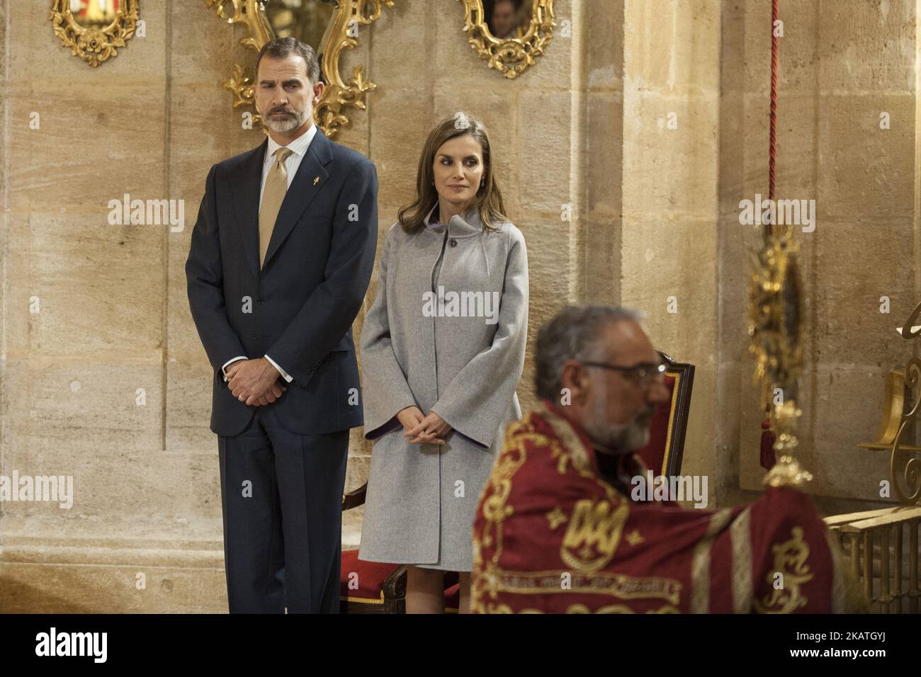 Visit of the Spanish kings Don Felipe VI and Doña Letizia to the Royal ...
