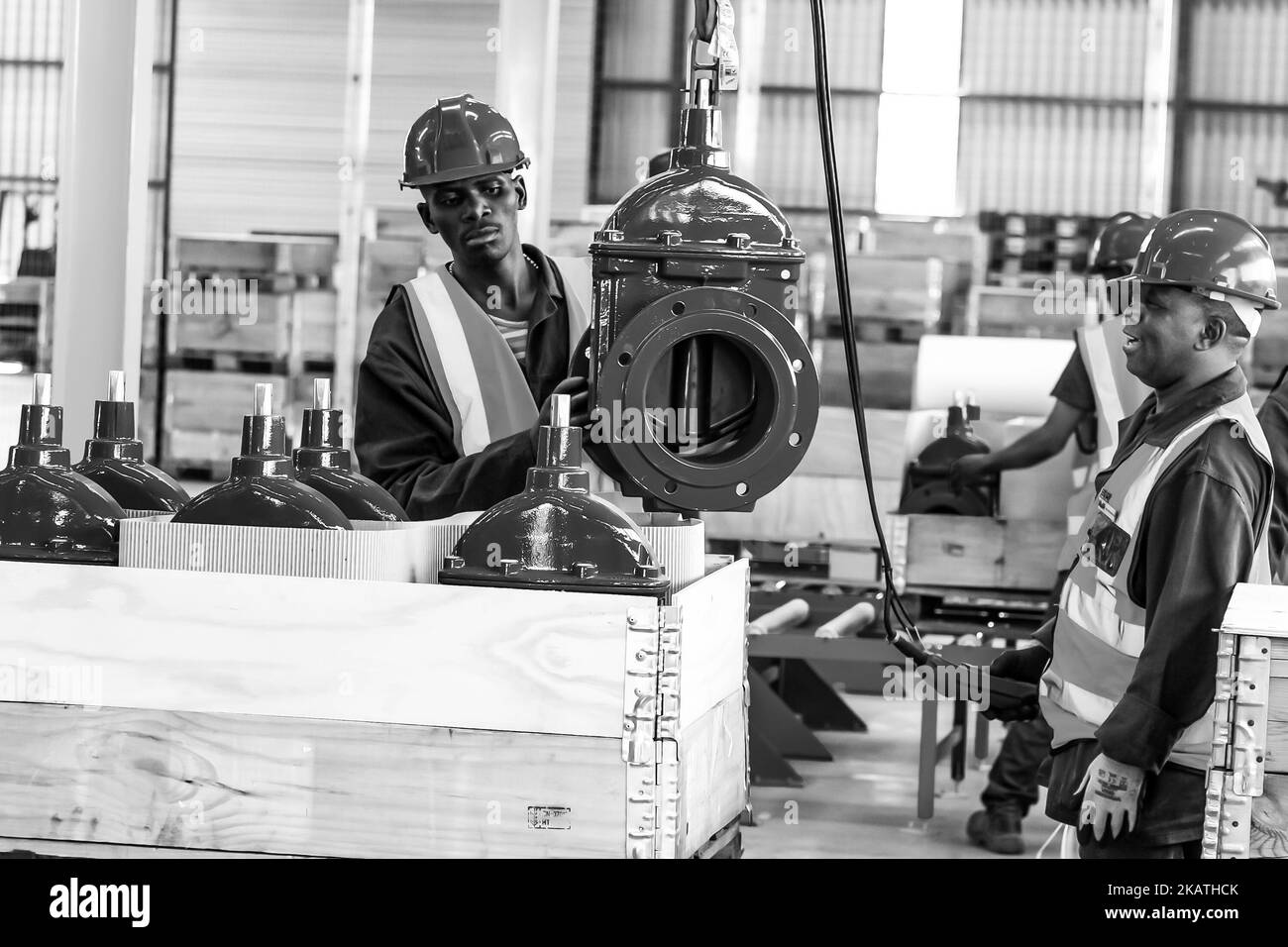 Industrial Valve Manufacturing and Assembly Factory Facility Stock ...