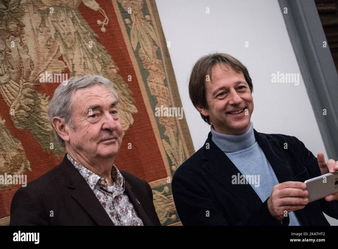 Italy rome press conference pink floyd nick mason luca bergamo hi-res stock photography and ...