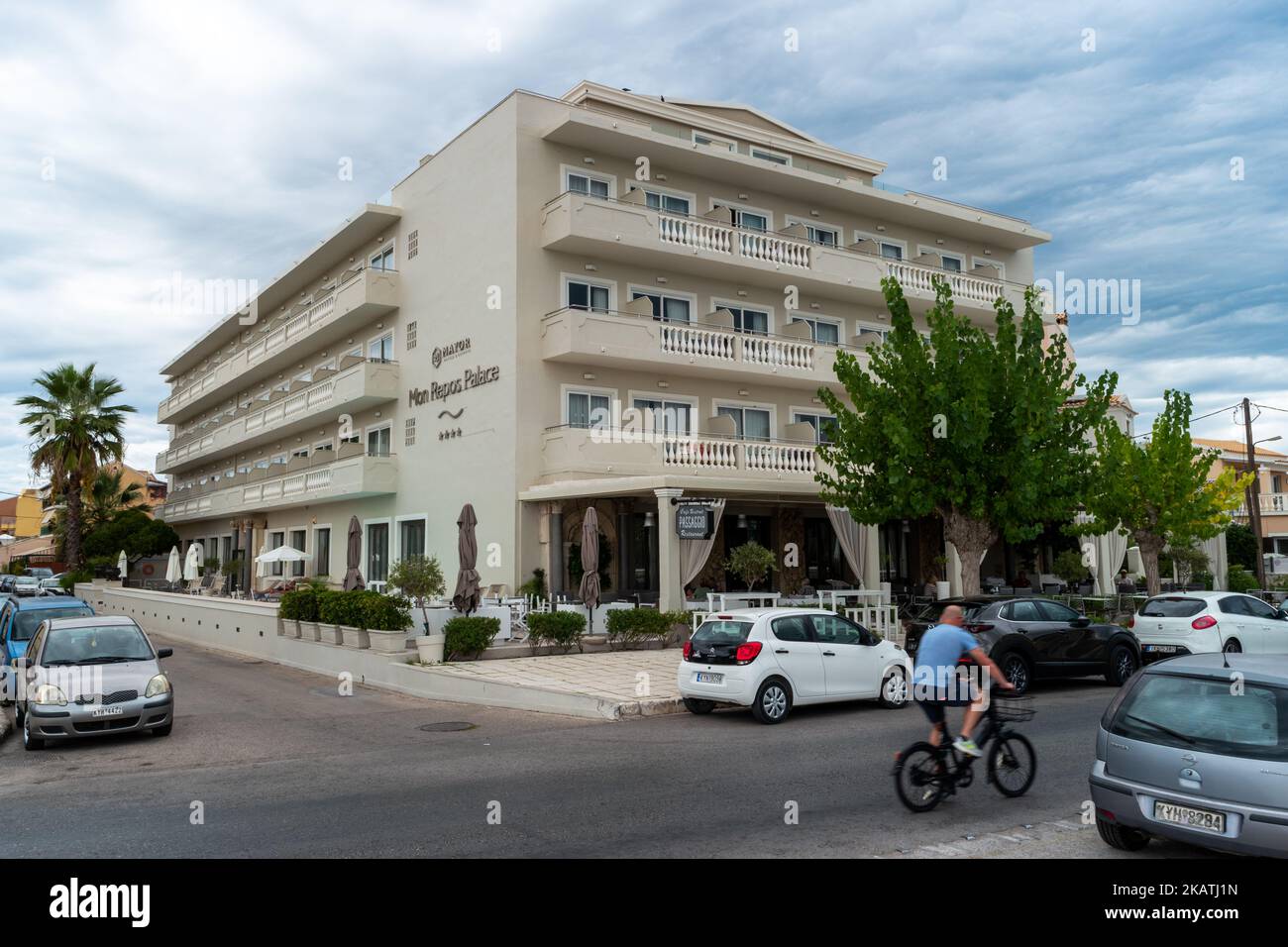 Mayor Mon Repos Palace, Art Hotel, Corfu Stock Photo - Alamy