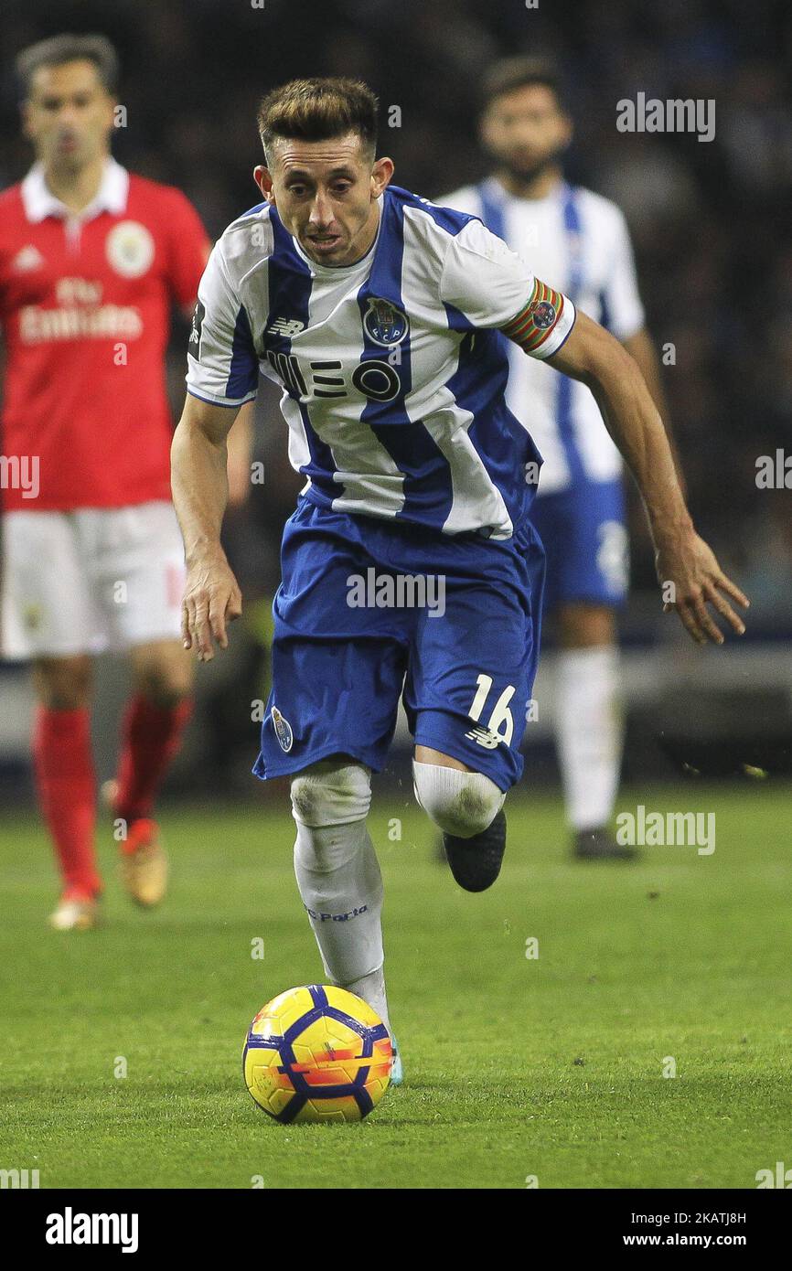 Porto's Mexican midfielder Hector Herrera during the Premier League ...