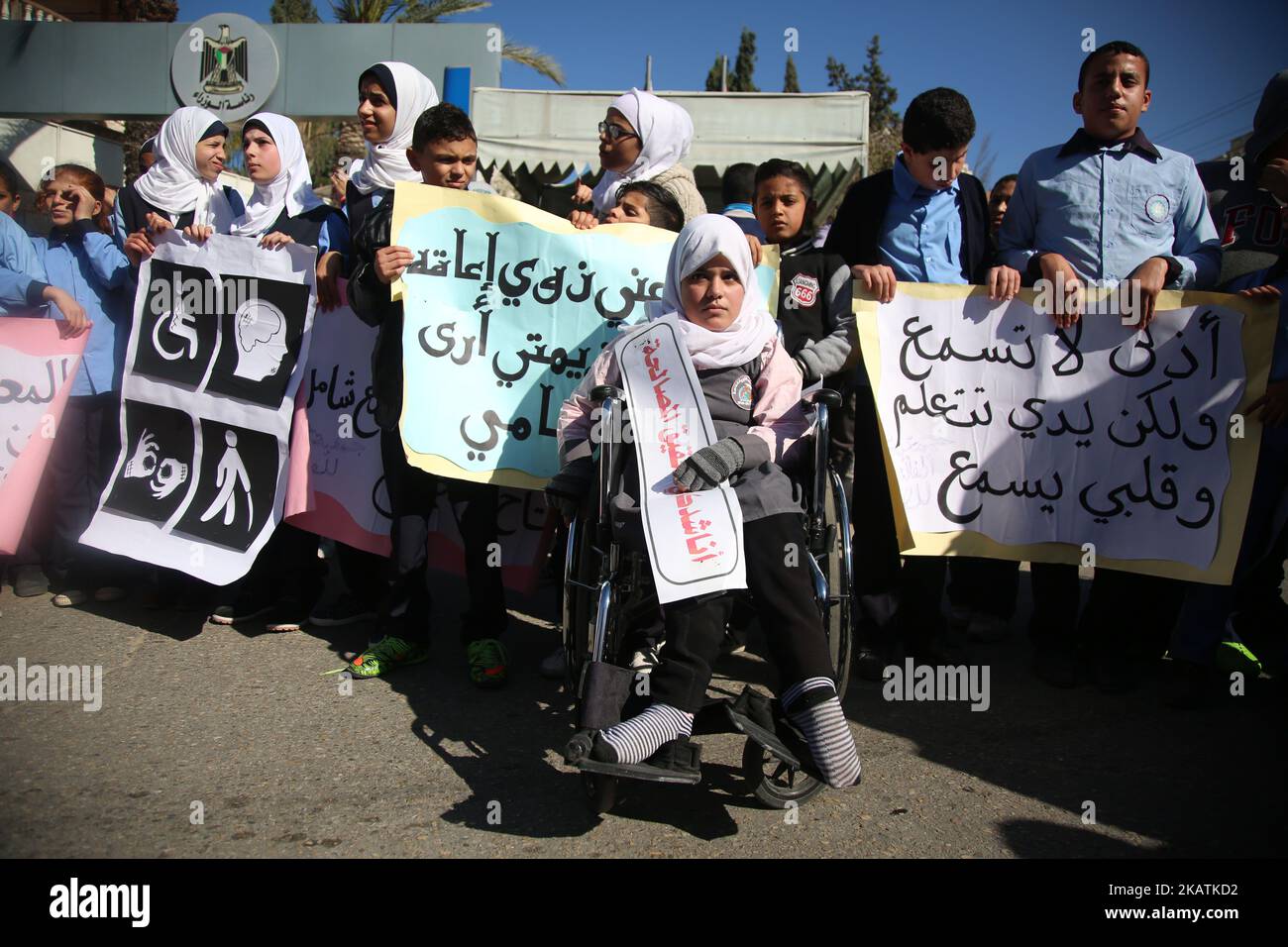 Disable people and their relatives stage a demonstration marking the ...