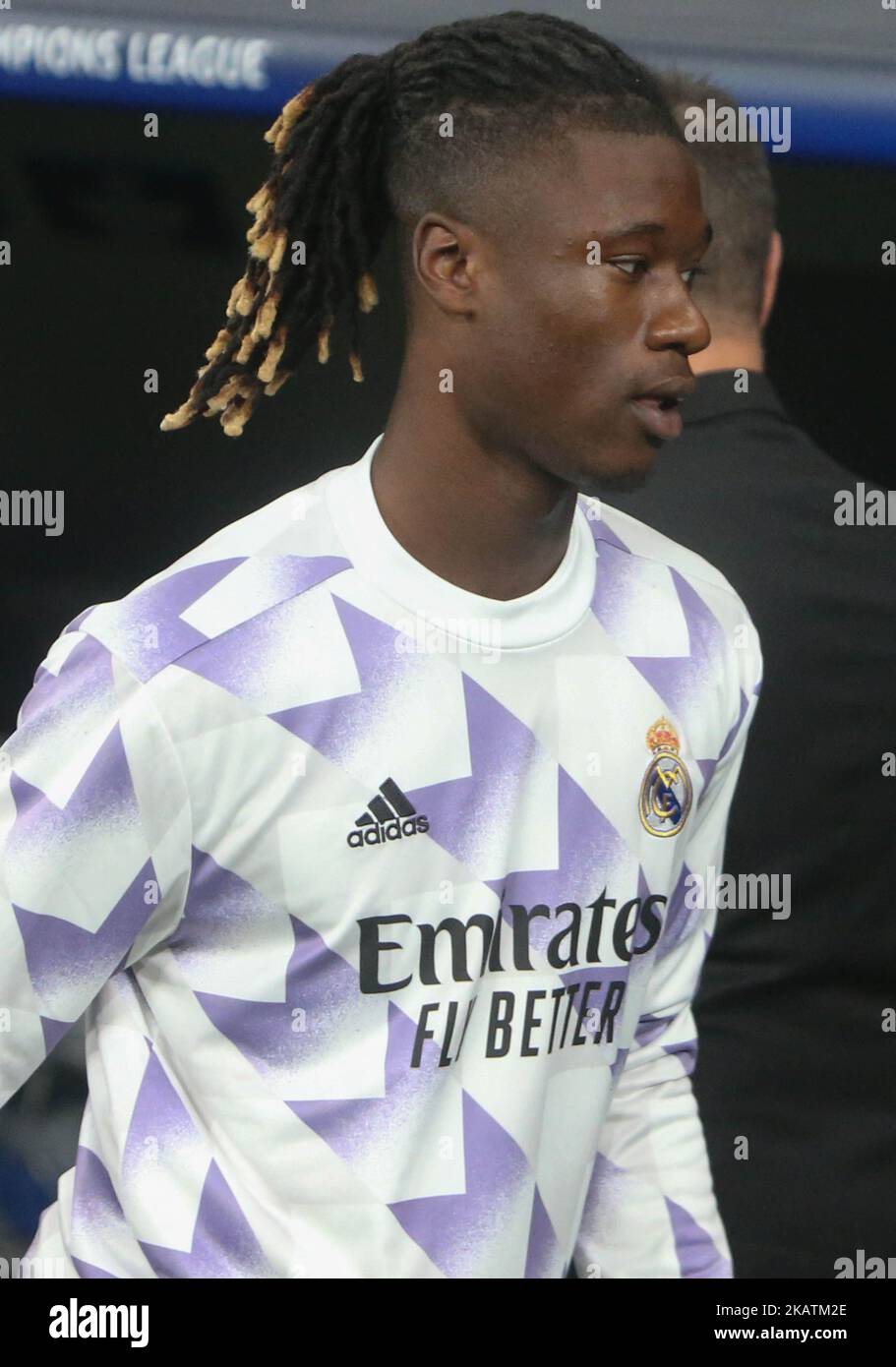 Madrid, Spain. November 2, 2022, Eduardo Camavinga of Real Madrid ...