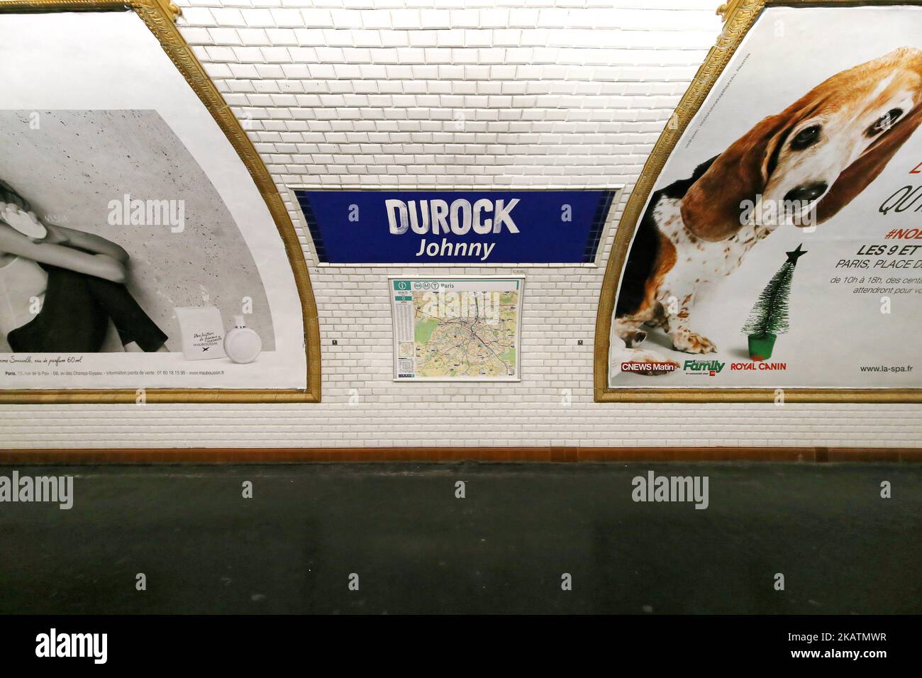 Employees of the Parisian metro company RATP renamed for one day the ...