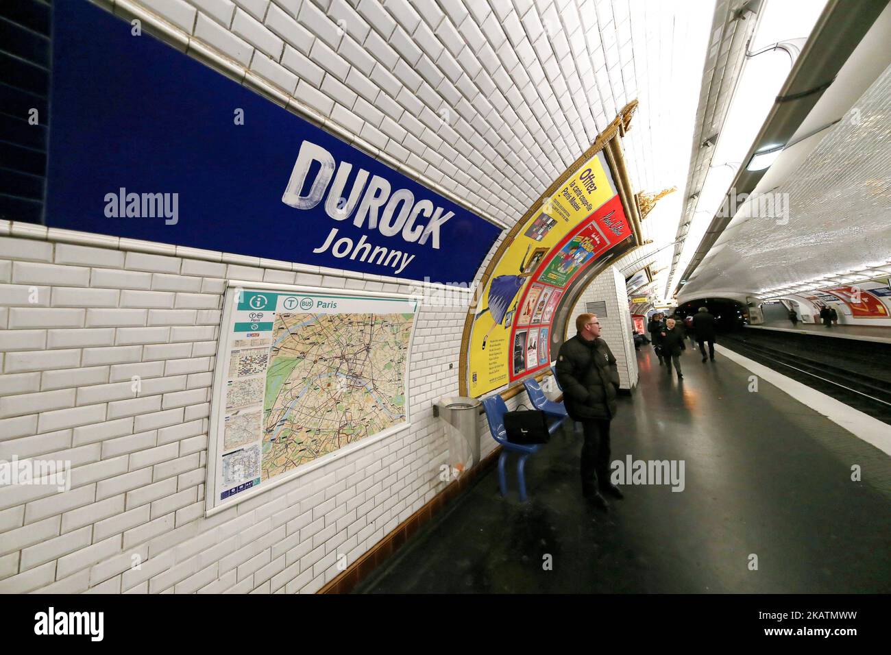 Employees of the Parisian metro company RATP renamed for one day the ...