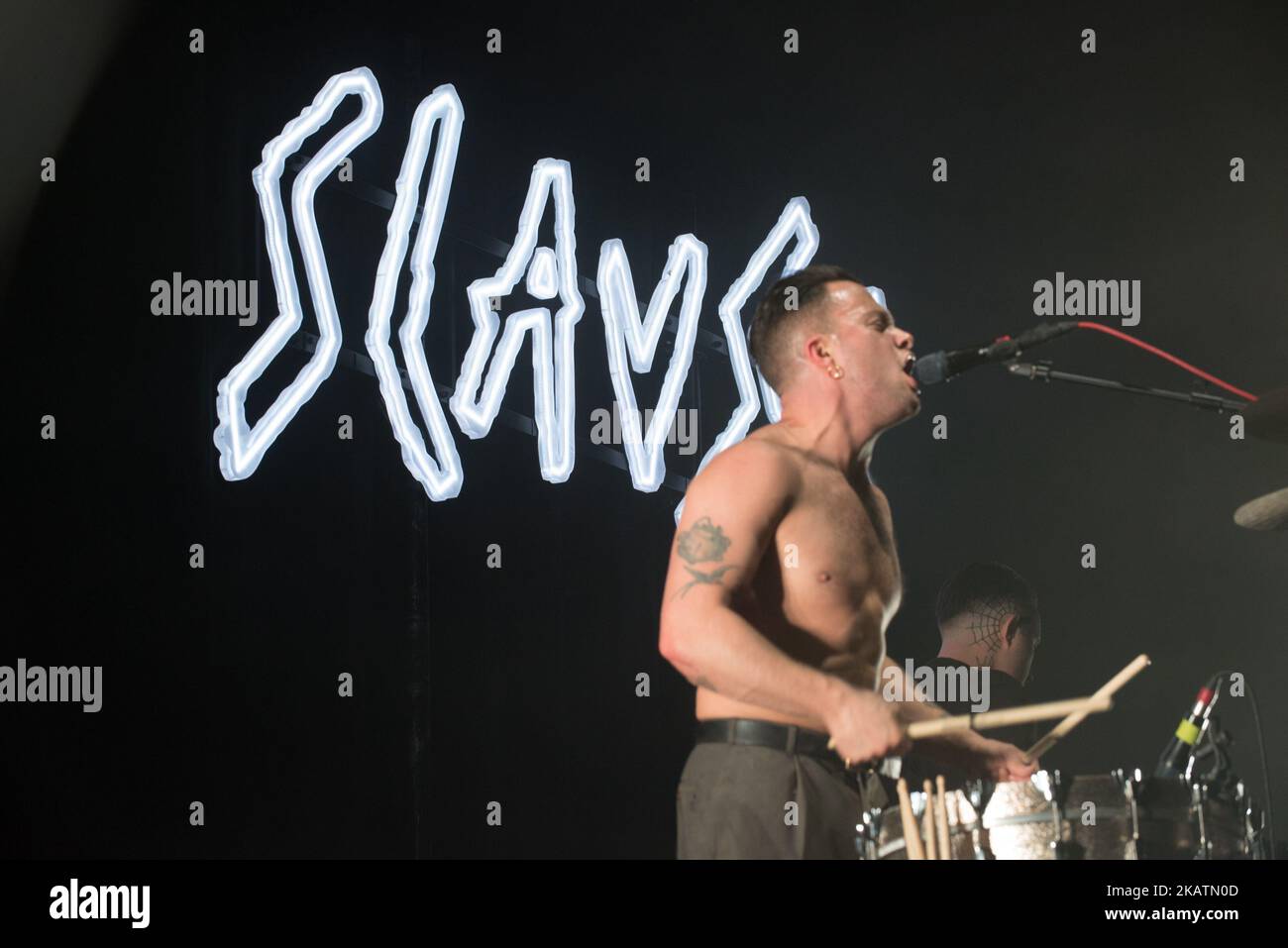 English punk band Slaves play at The O2 Arena. The band consists of ...