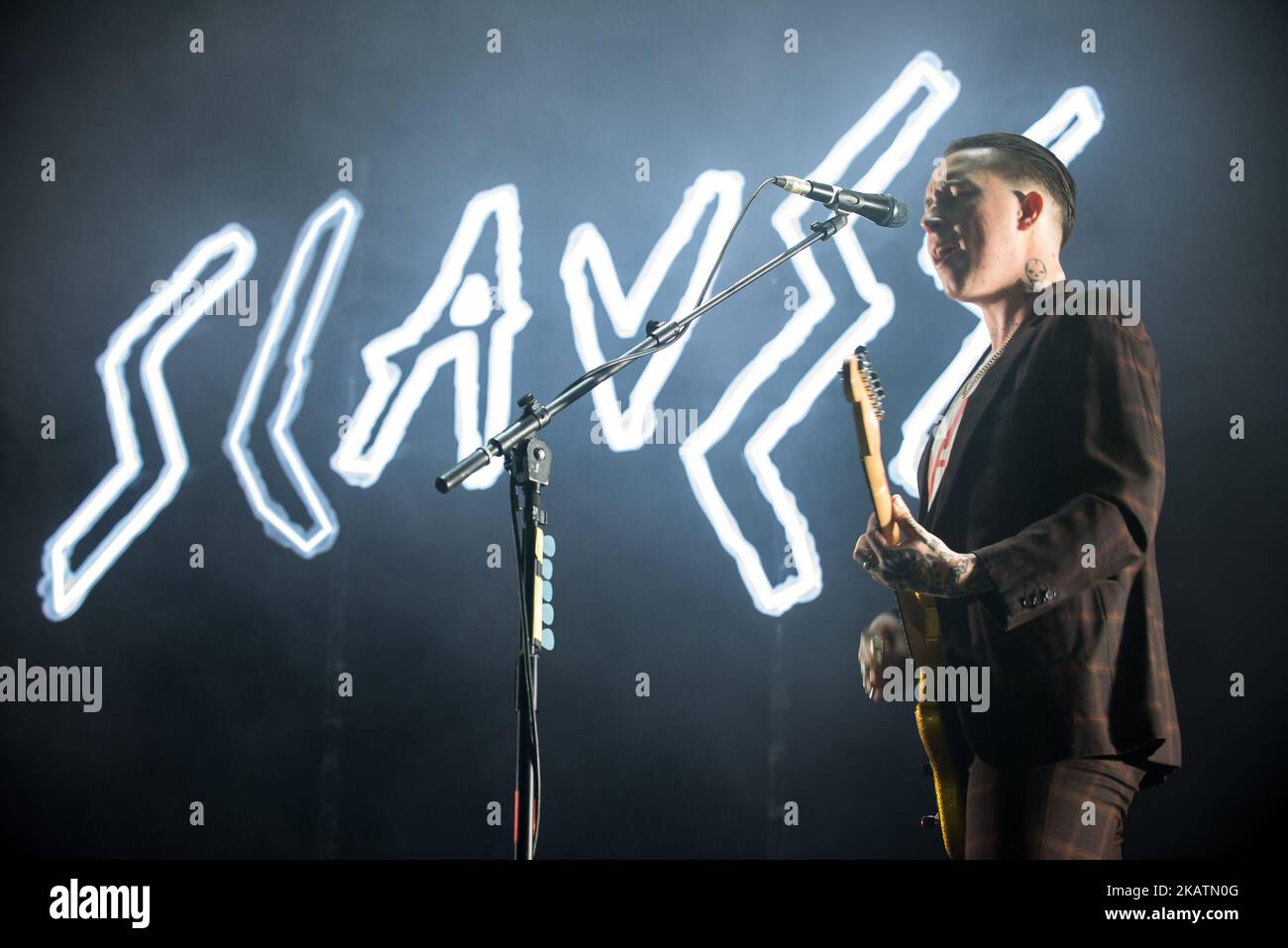 English punk band Slaves play at The O2 Arena. The band consists of ...