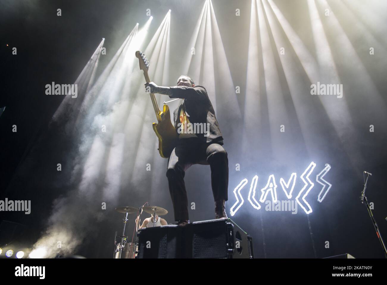 English punk band Slaves play at The O2 Arena. The band consists of ...