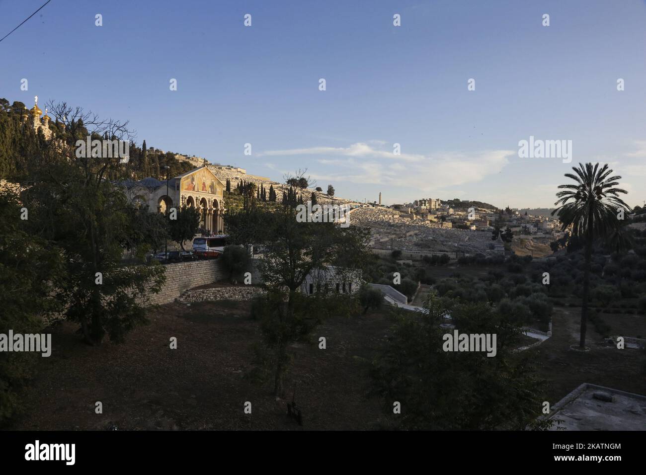 Various daily life and landscape images of the old city of Jerusalem ...