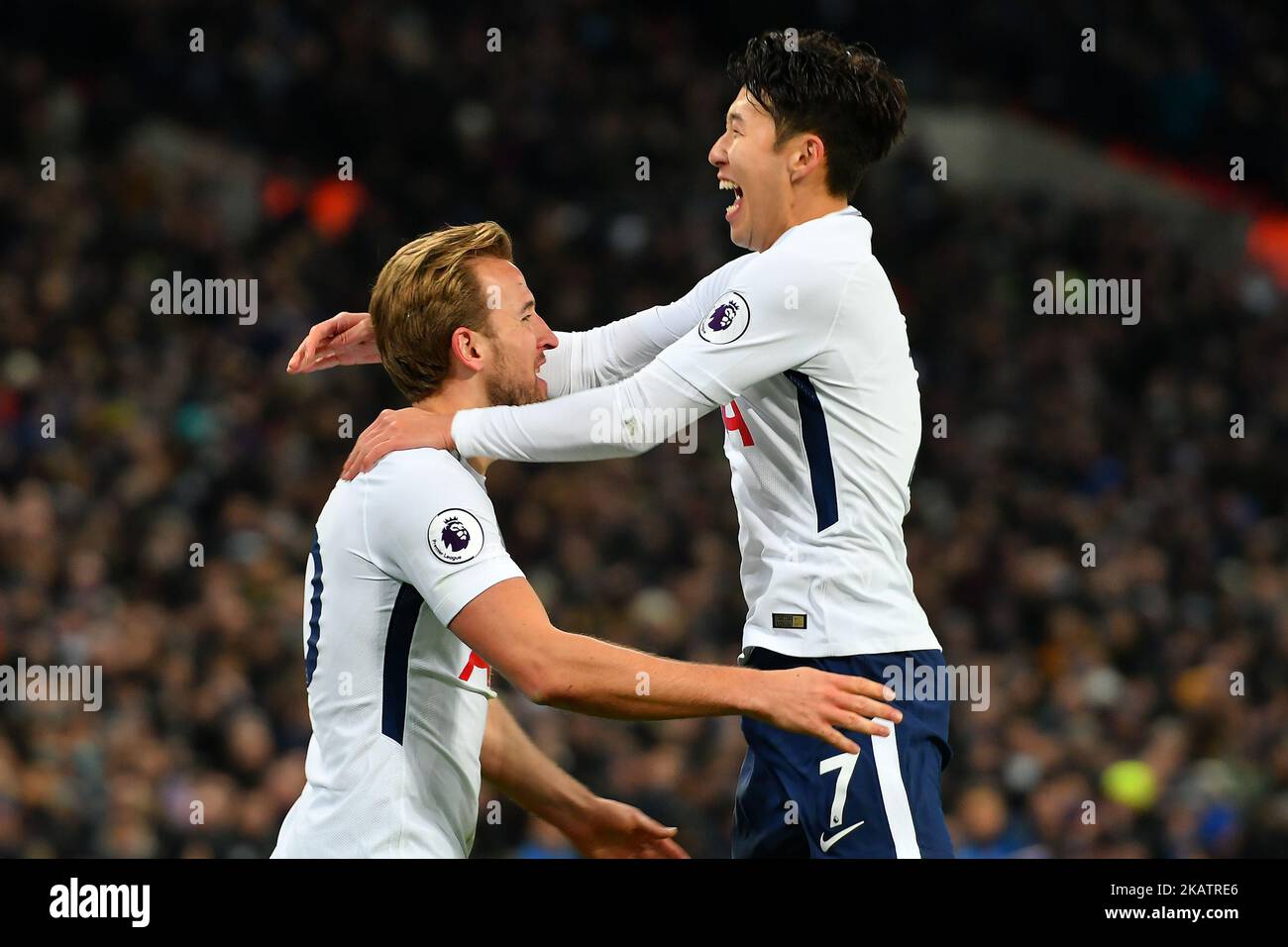 Harry kane son heung min hi-res stock photography and images - Alamy
