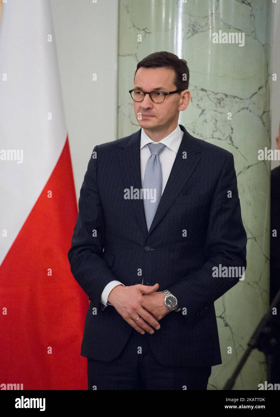 Prime Minister Mateusz Morawiecki during the new Polish Government ...