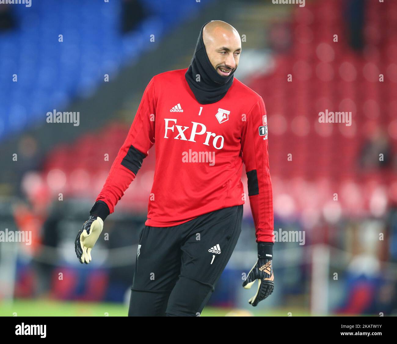Watford's Heurelho Gomes during Premier League match between Crystal ...