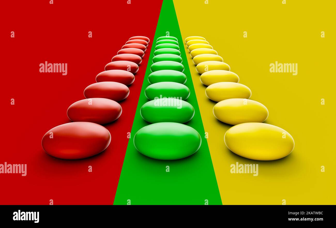 Colorful delicious chocolate candies or buttons lying in several rows ...