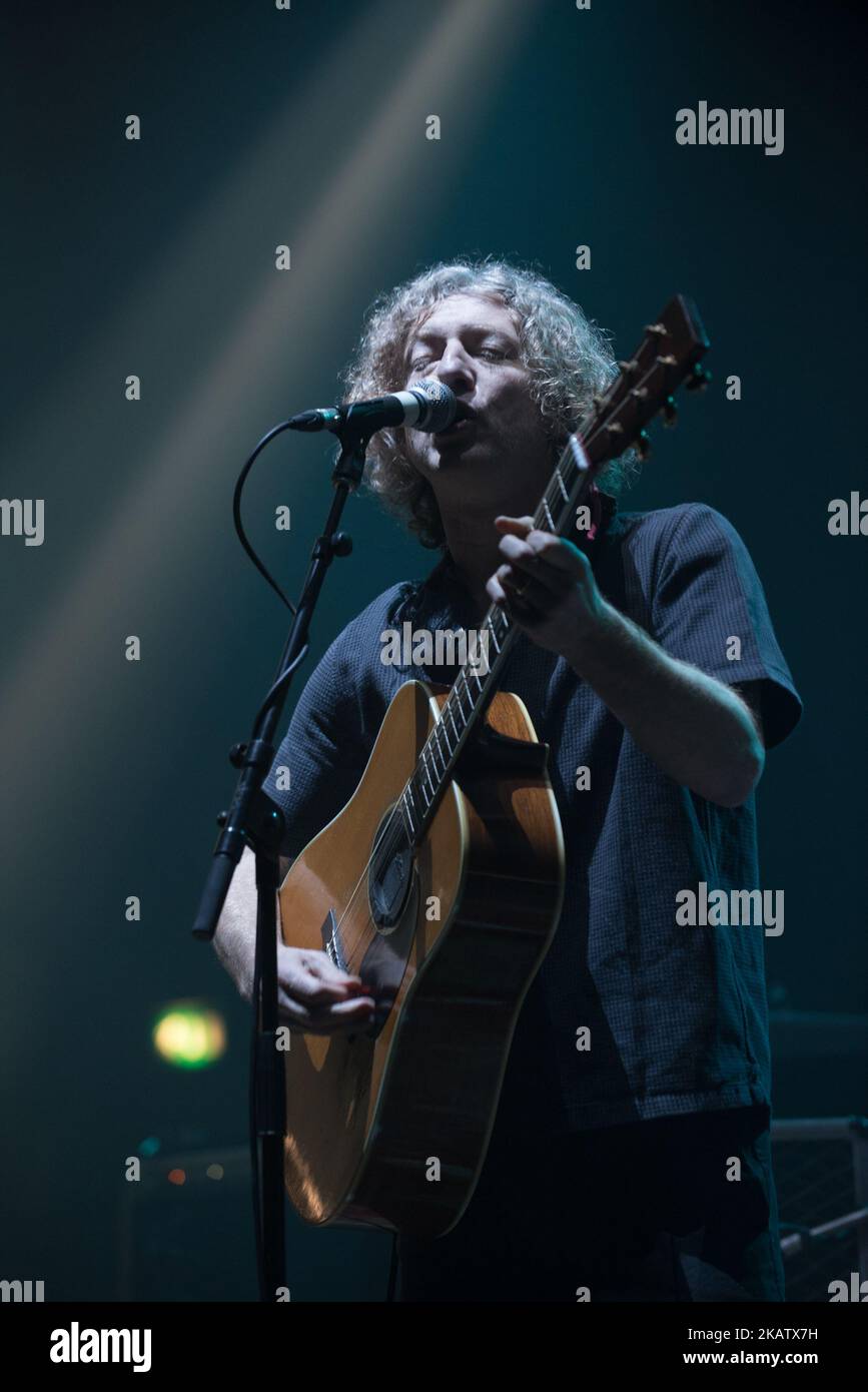 John Power of the British rock band Cast performs live at O2 Academy ...