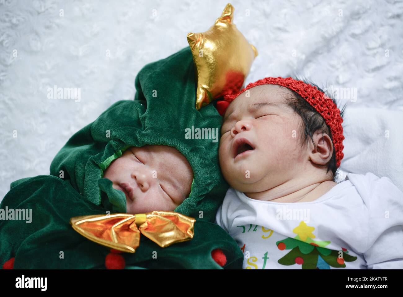 A newborn dressed in Santa to mark Christmas at Paolo memorial hospital ...