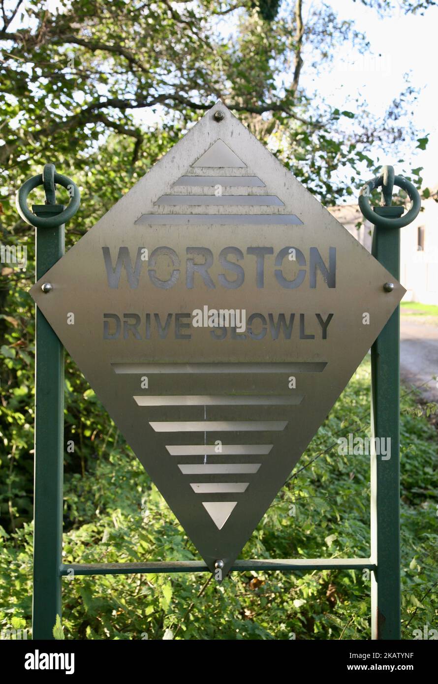 Worston drive slowly hi-res stock photography and images - Alamy