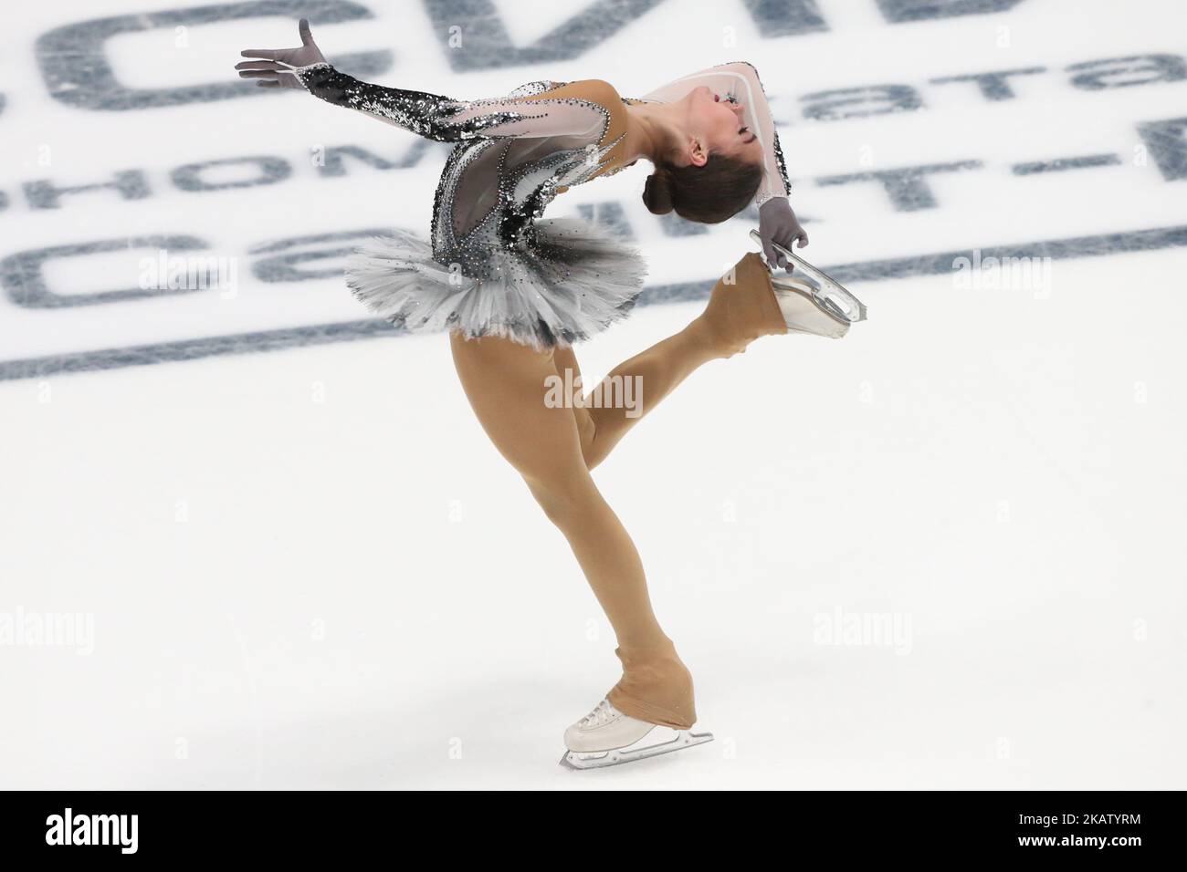 Alina Zagitova performs her short program at the Russian Figure Skating ...