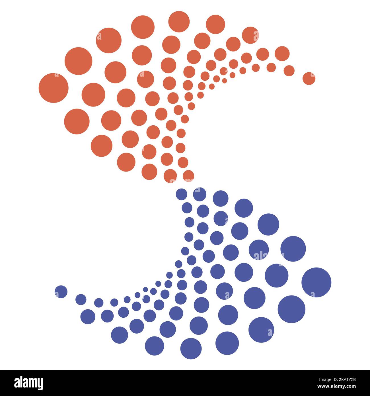 Circle Dotted Colorful Icon Isolated on White Background Stock Photo ...