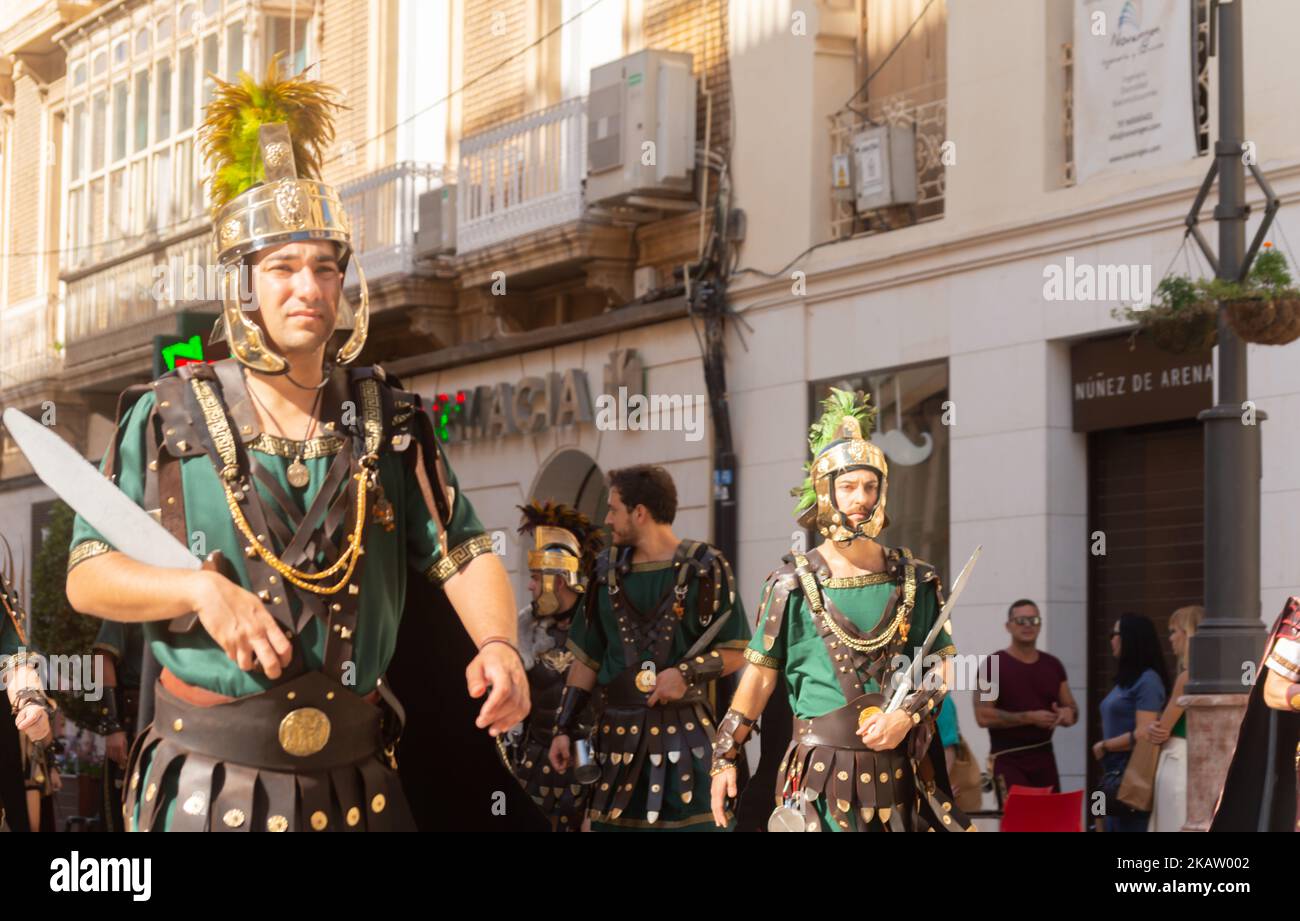 CARTAGENA, SPAIN - 23 SEPTEMBER 2022 Carthaginians and Romans historic ...