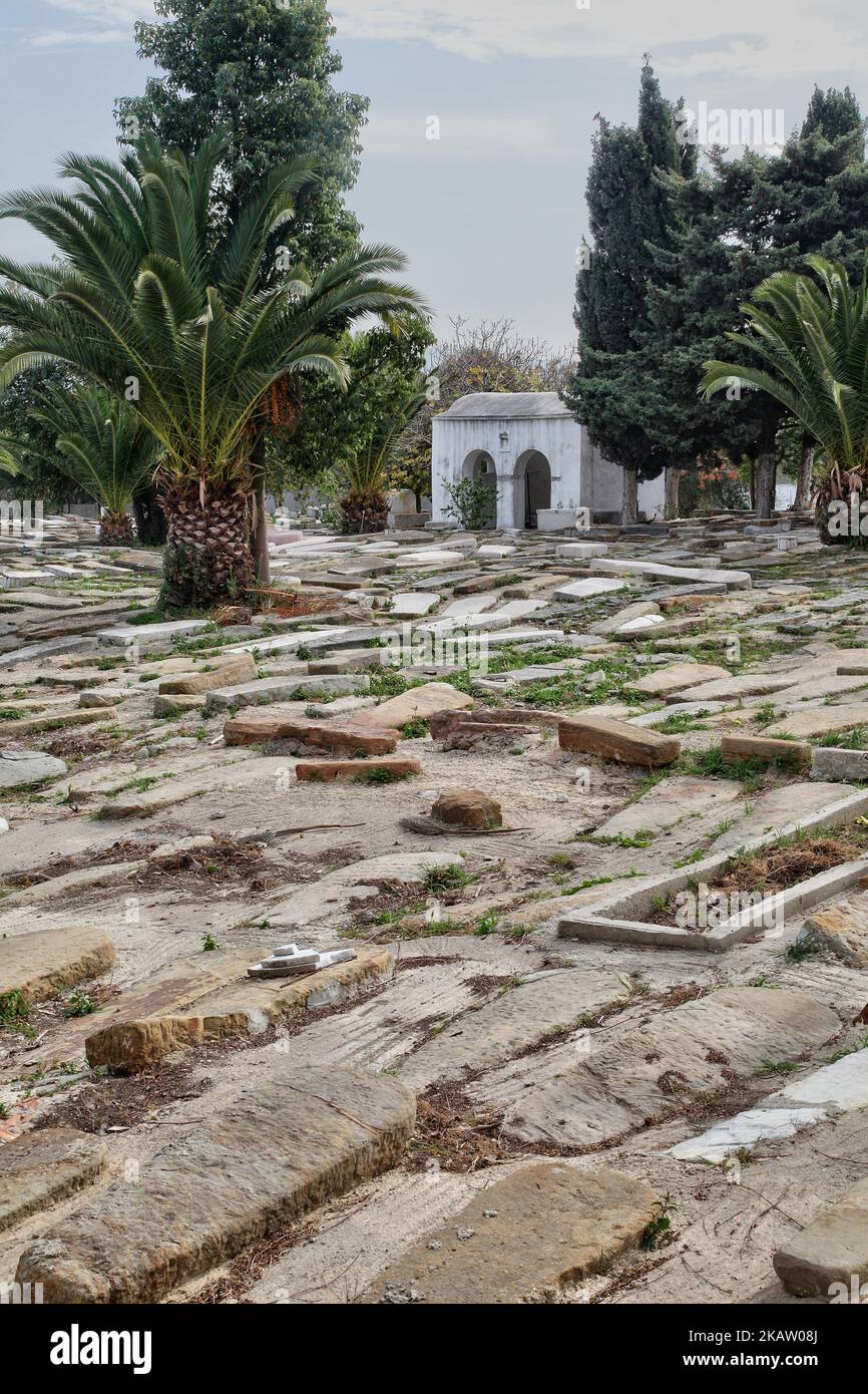 General cemetery graveyard graves tombstone tombstones hi-res stock ...