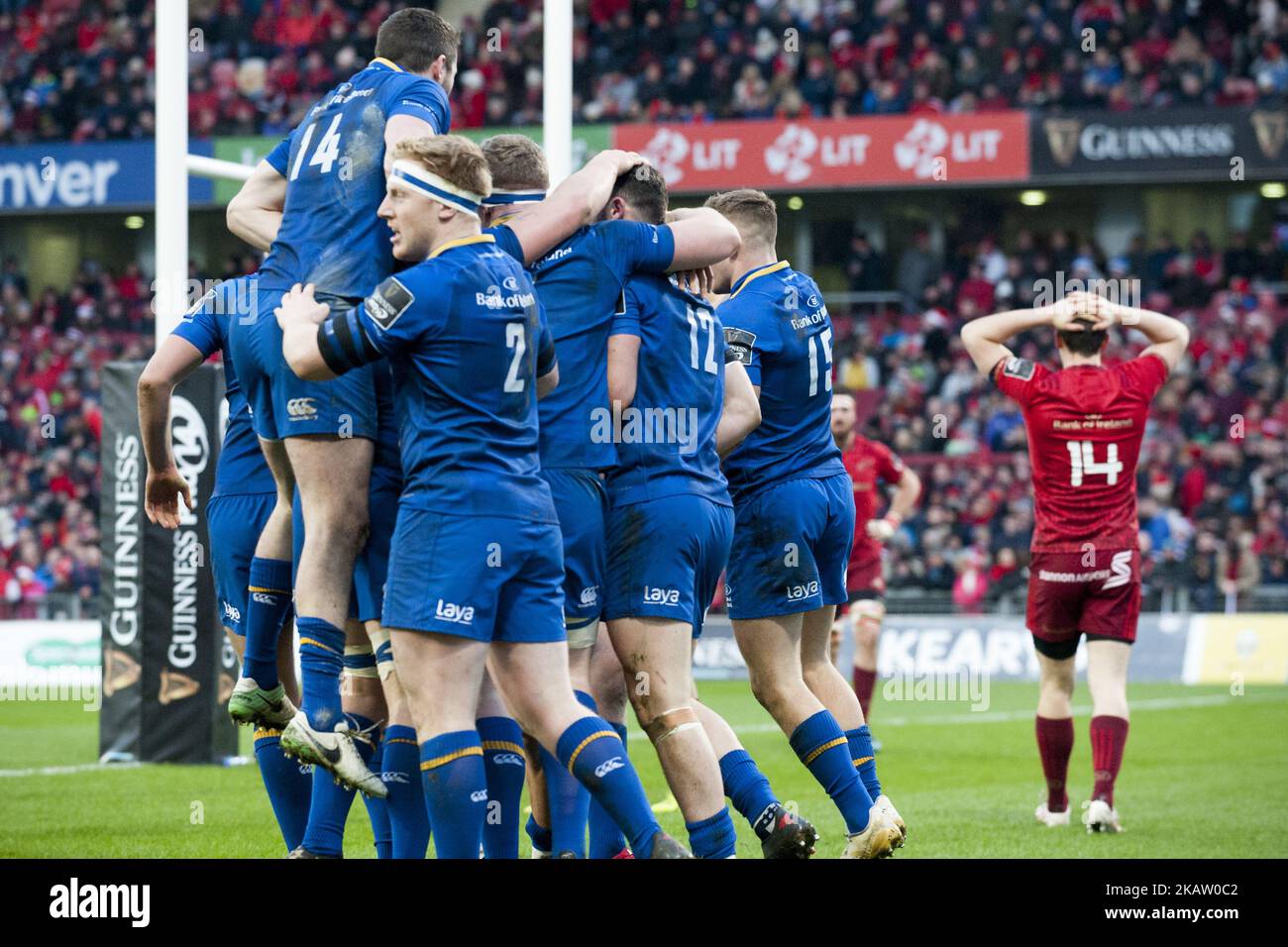Leinster players hi-res stock photography and images - Alamy