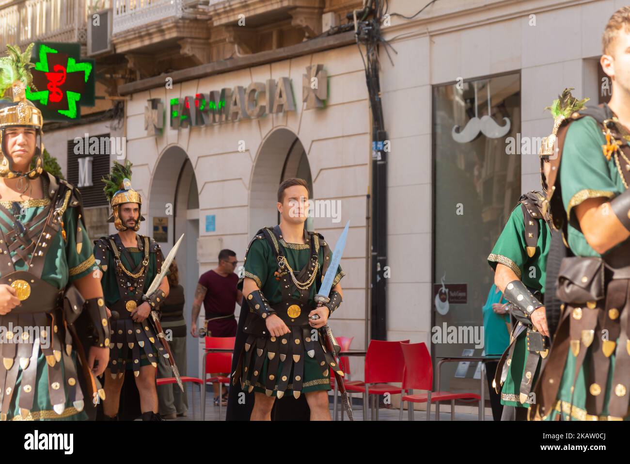 CARTAGENA, SPAIN - 23 SEPTEMBER 2022 Carthaginians and Romans historic ...