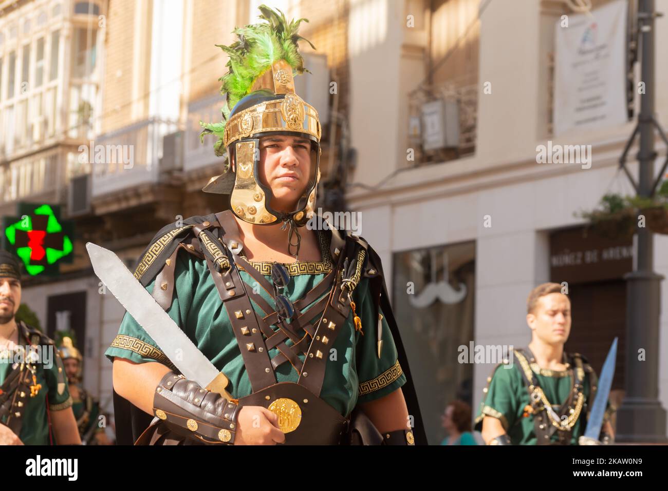 CARTAGENA, SPAIN - 23 SEPTEMBER 2022 Carthaginians and Romans historic ...