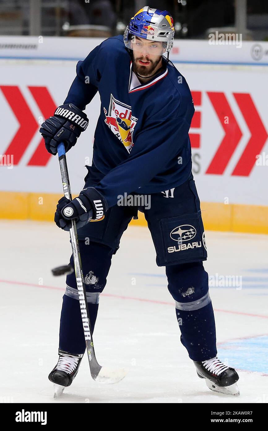 Markus Lauridsen of Red Bull Munich during the Training Session of EHC ...